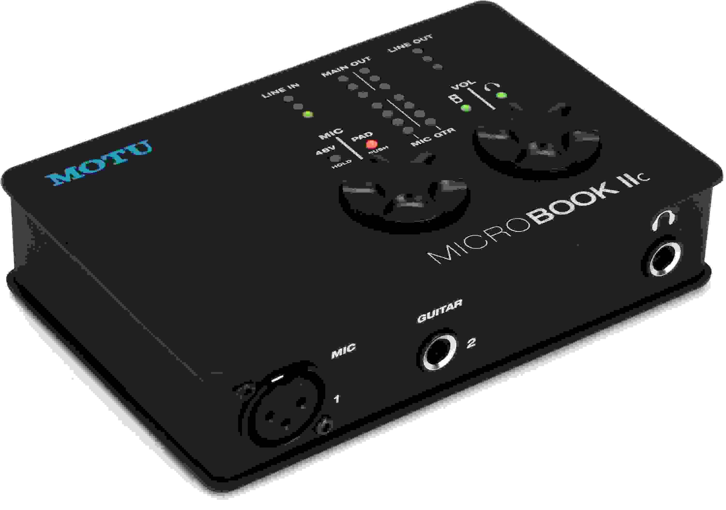 MOTU MicroBook IIc Mobile USB iOS Audio Interface | Sweetwater