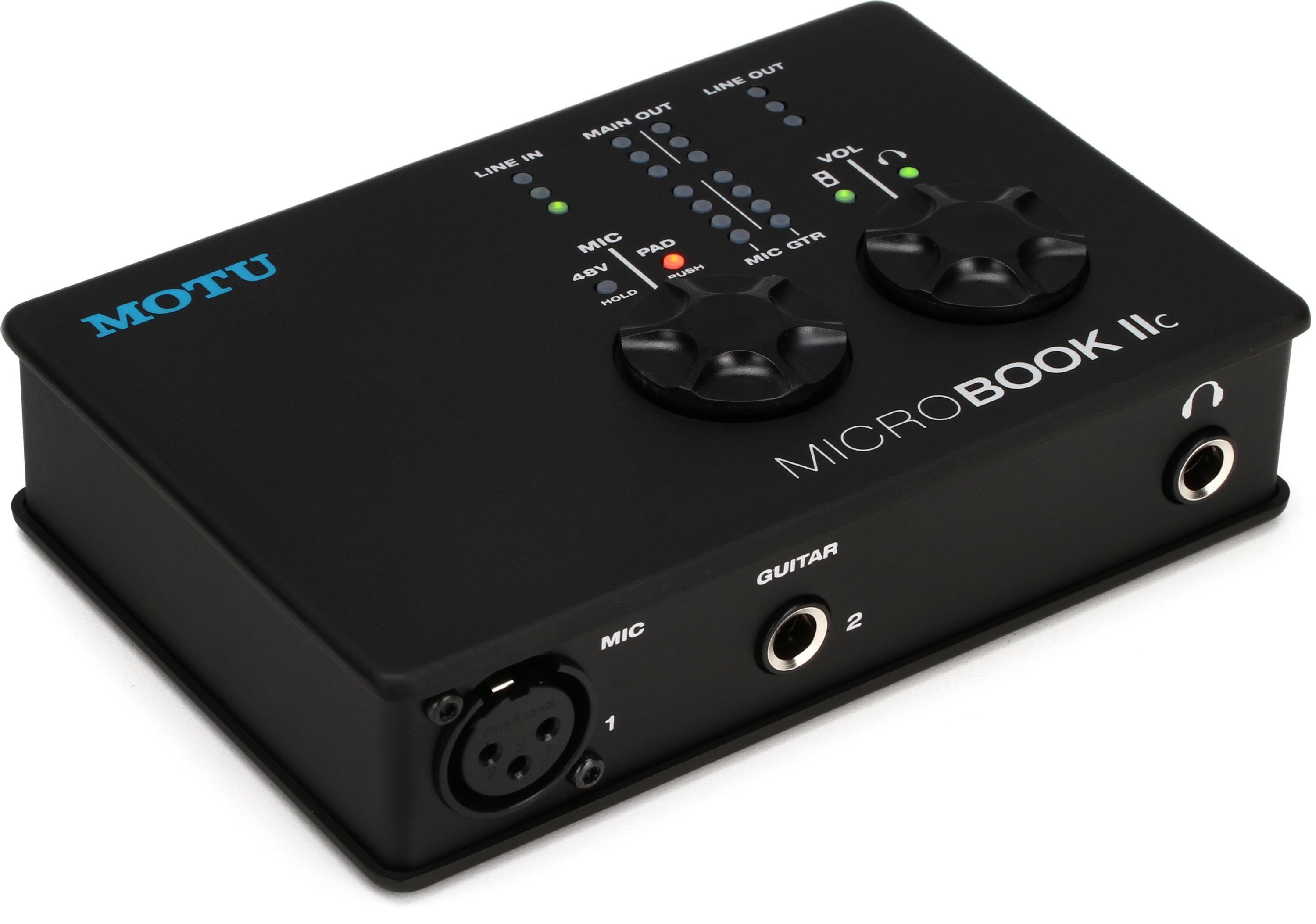 MOTU MicroBook IIc Mobile USB iOS Audio Interface | Sweetwater