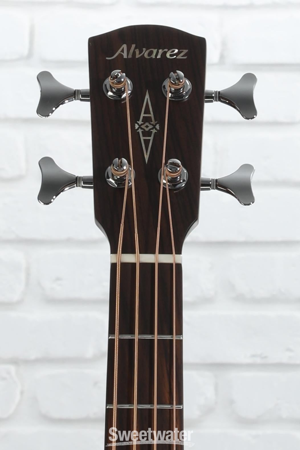 Alvarez AB60ce Artist Series Acoustic-electric Bass Guitar - Natural ...