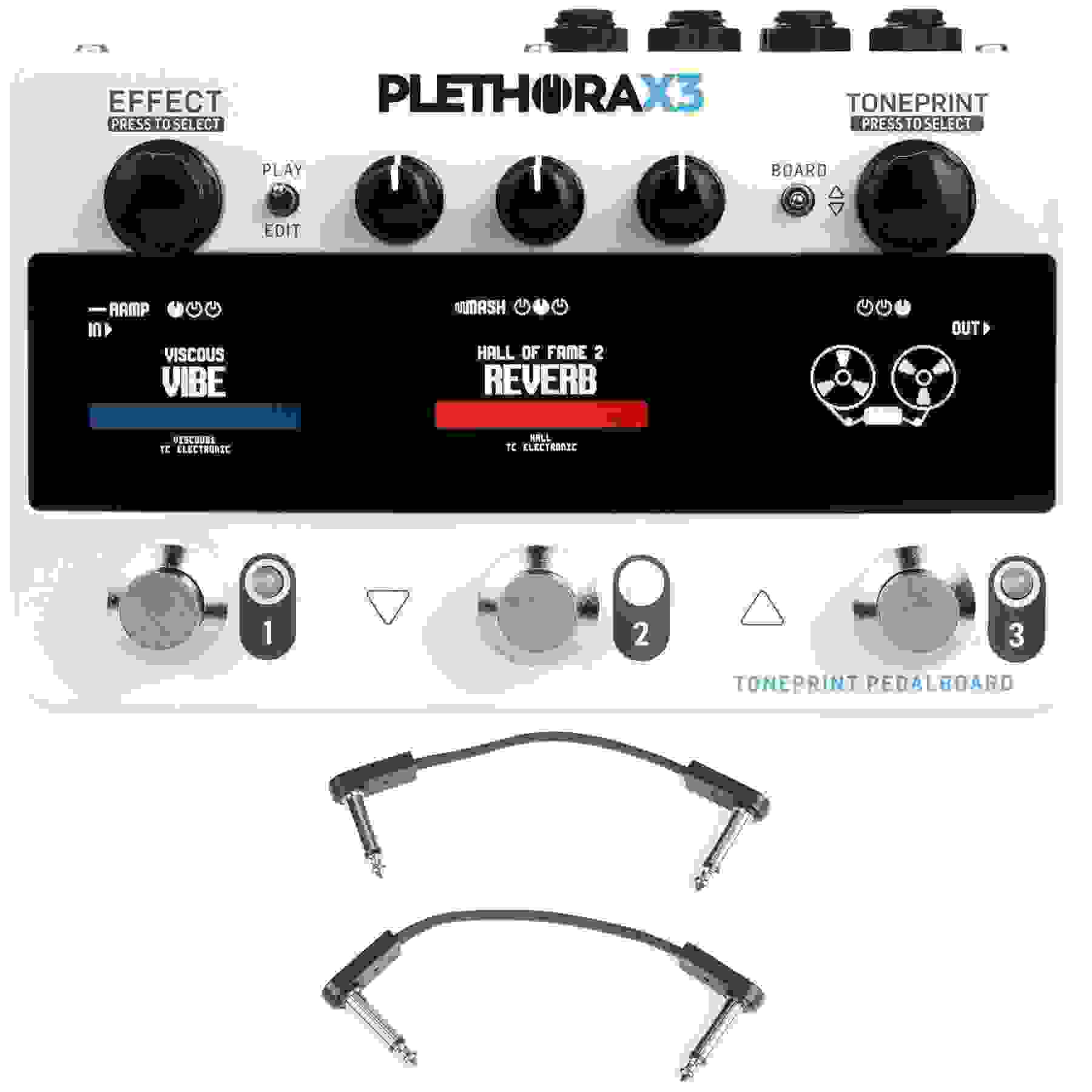 TC Electronic Plethora X3 TonePrint Multi-FX Pedalboard with EBS Patch ...