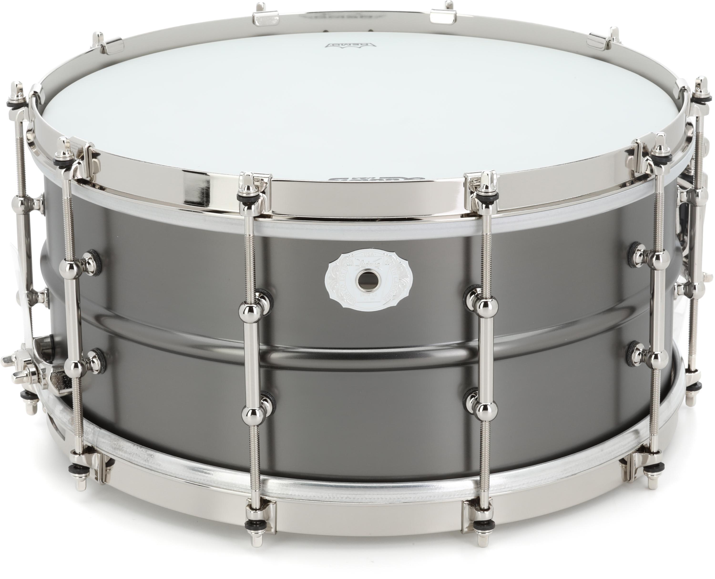 Ludwig Satin DeLuxe Snare Drum - 6.5 inches x 14 inches | Sweetwater