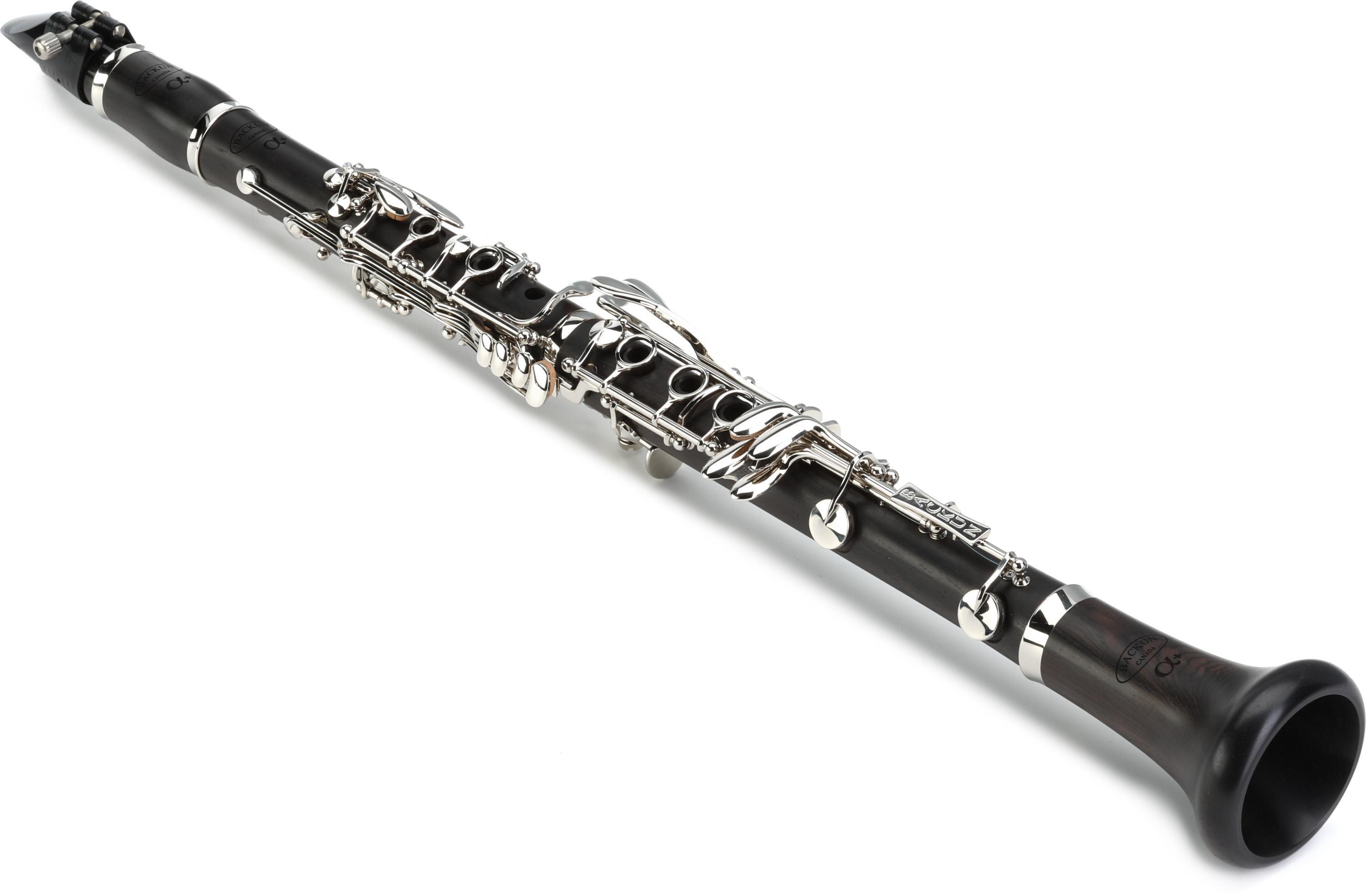 Backun Alpha Plus Bb Clarinet with Nickel-plated Keys | Sweetwater