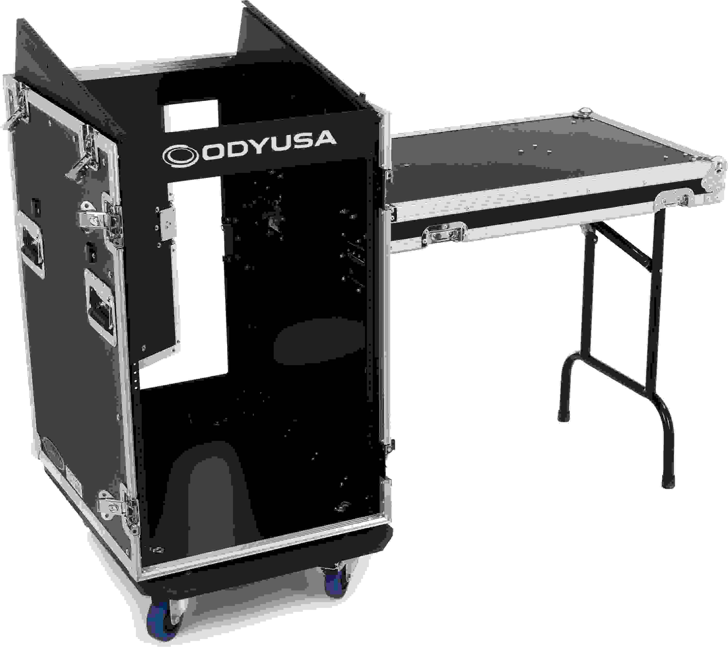 Odyssey FZ1316WDLX 13U Top / 16U Front Pro Combo Rack Case with Side ...