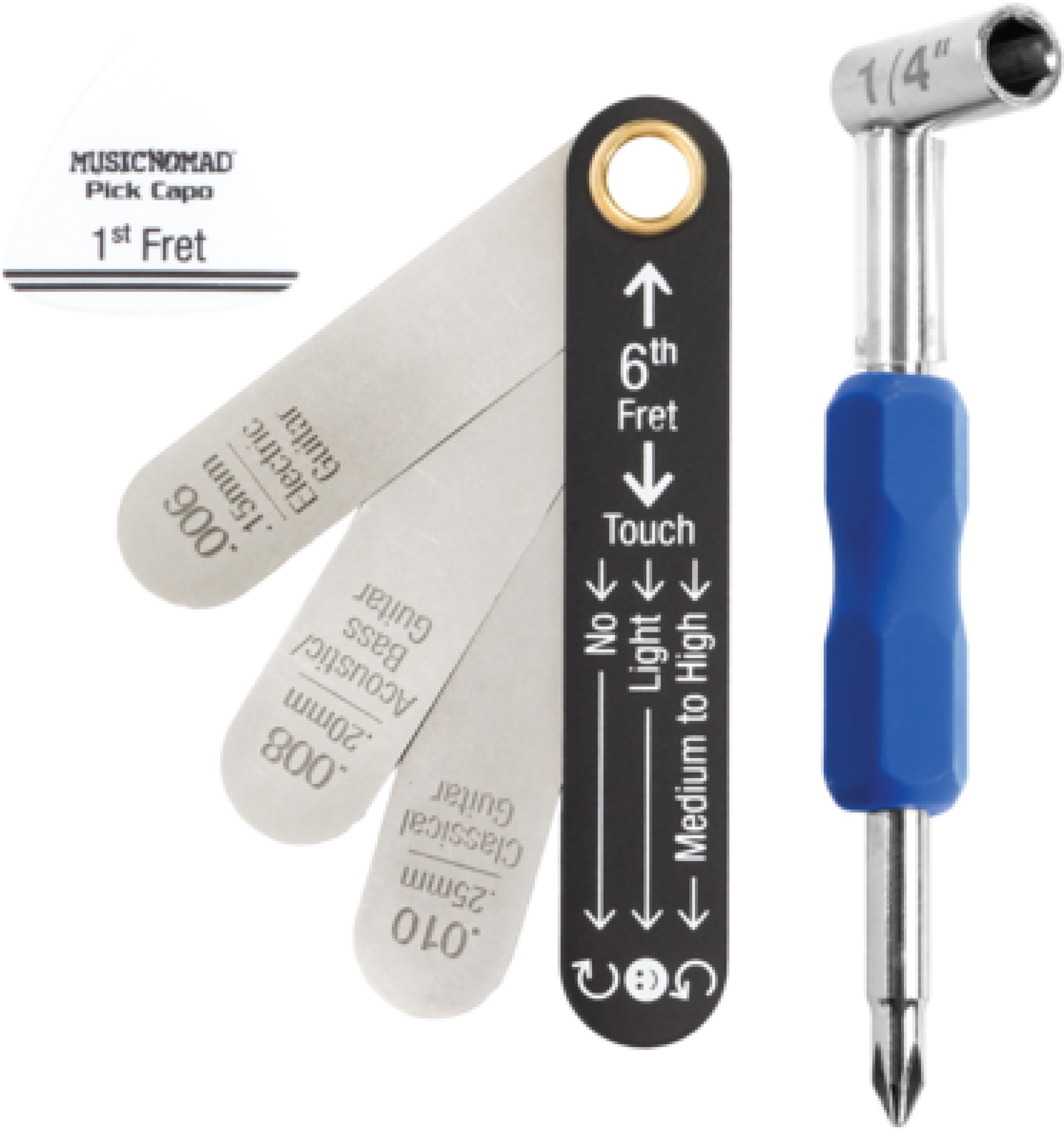 MusicNomad Truss Rod Neck Relief Measure and Adjust Kit for Taylor ...