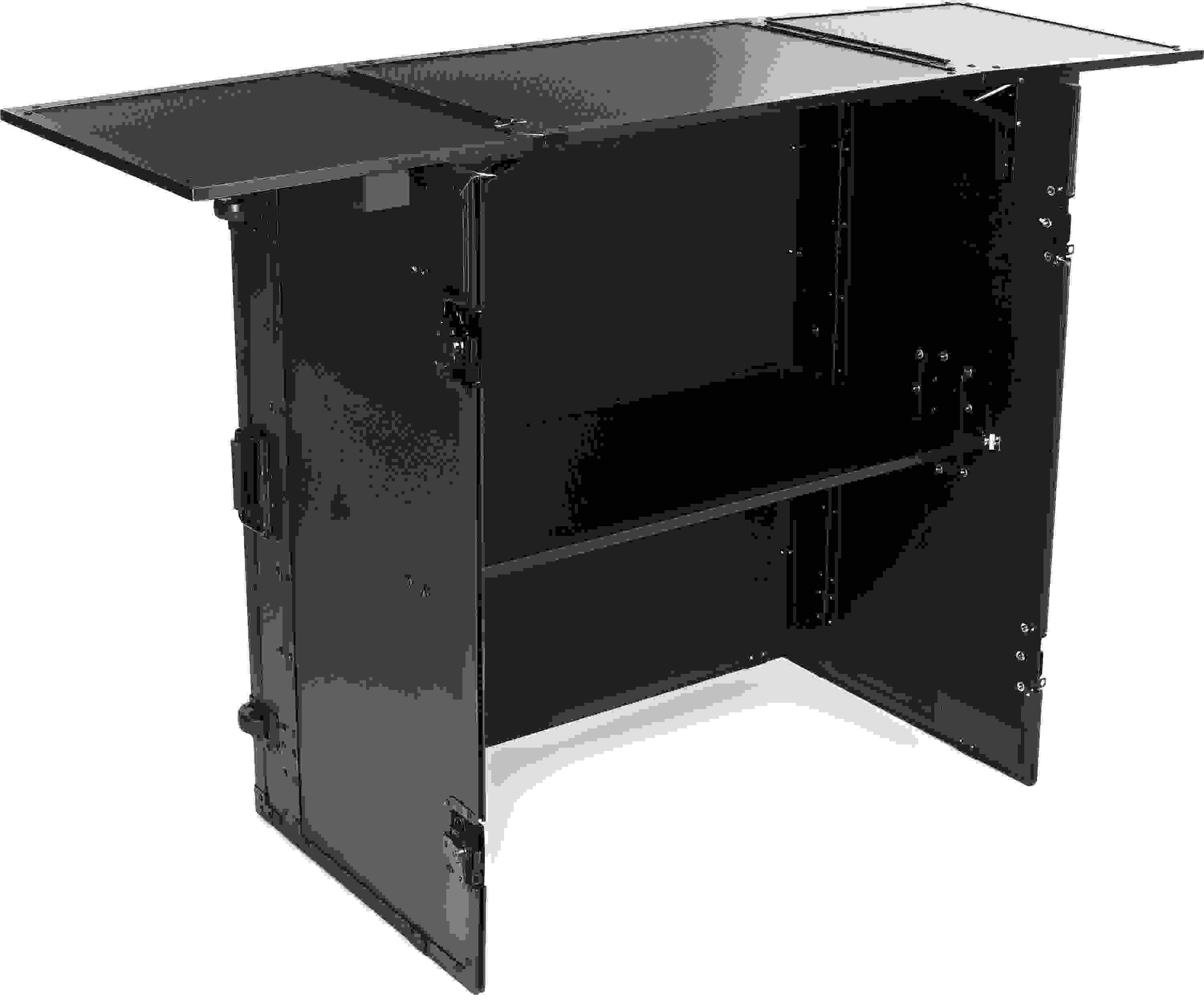 ProX XS-DJSTNBL Transformer Flight Case Folding DJ Table and ...