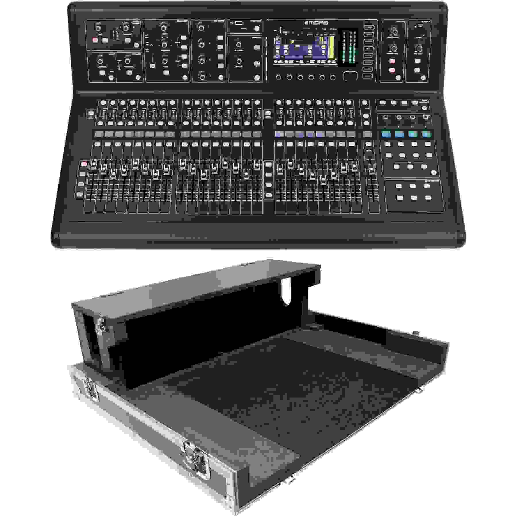 Midas M32 LIVE 40-channel Digital Mixer and Flight Case with Doghouse ...