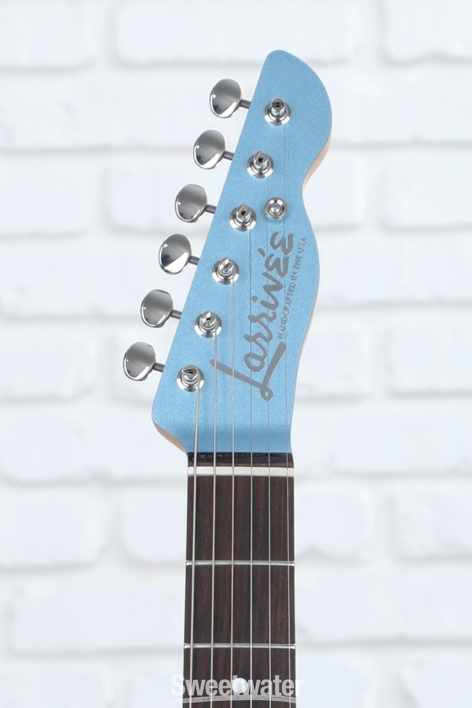 Larrivee Baker-T Classic Electric Guitar - Ice Blue Metallic | Sweetwater
