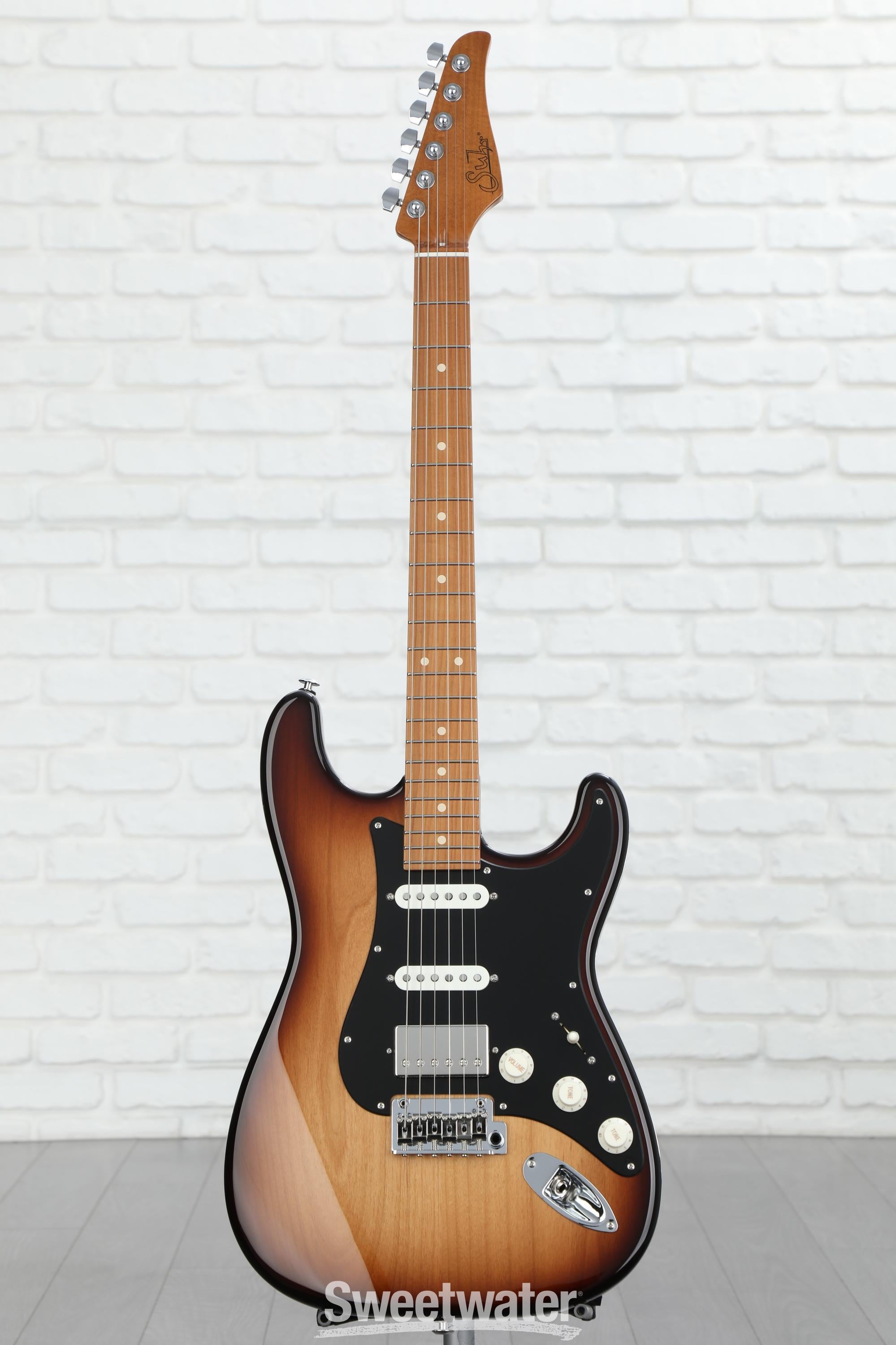 Suhr Custom Classic S Electric Guitar - Natural Burst | Sweetwater