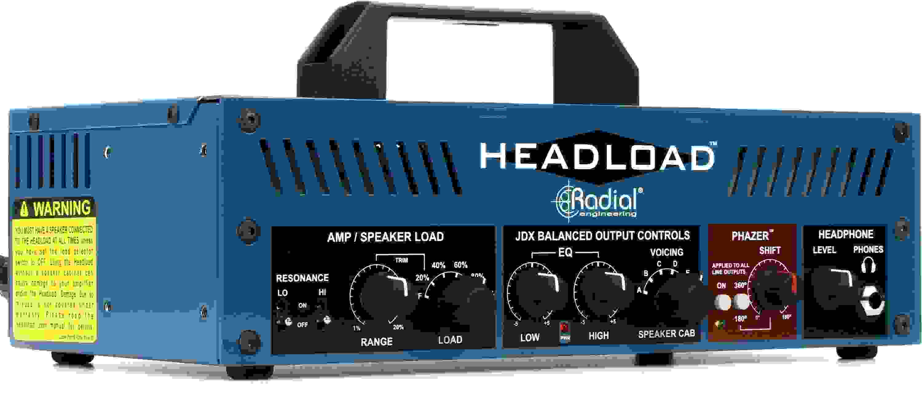 Radial Headload V8 Speaker Load Box with Cab Simulator | Sweetwater