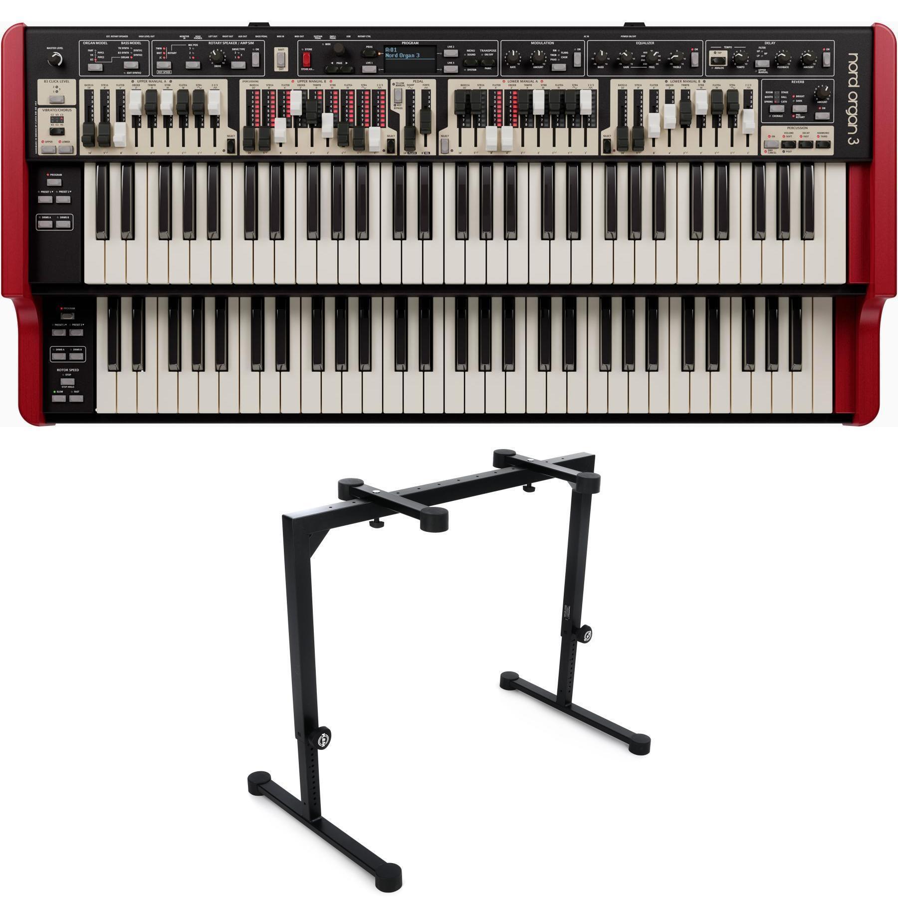 Nord Organ 3 Dual 61-key Combo Organ with Stand | Sweetwater