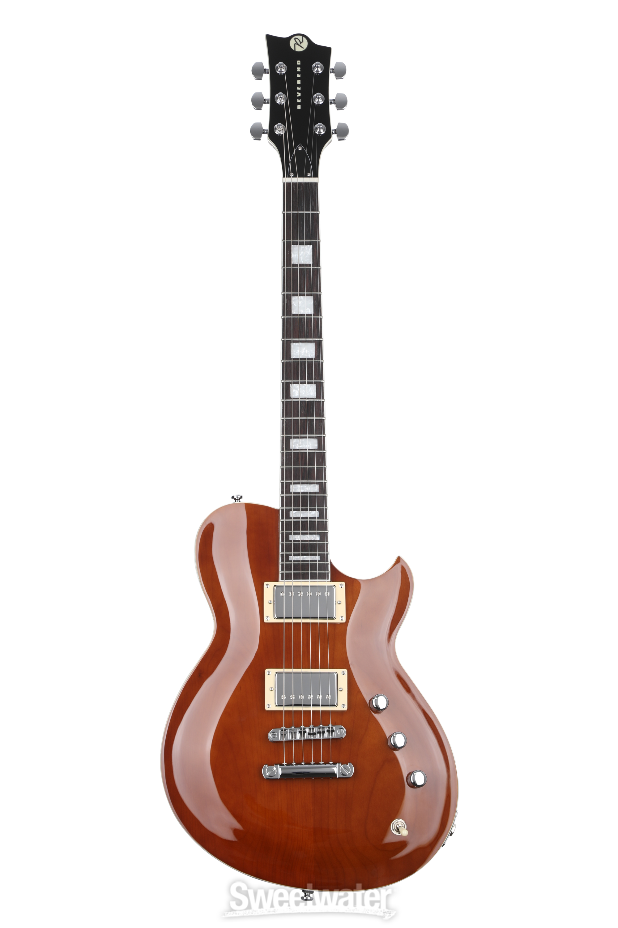 Reverend Roundhouse Electric Guitar - Violin Brown | Sweetwater