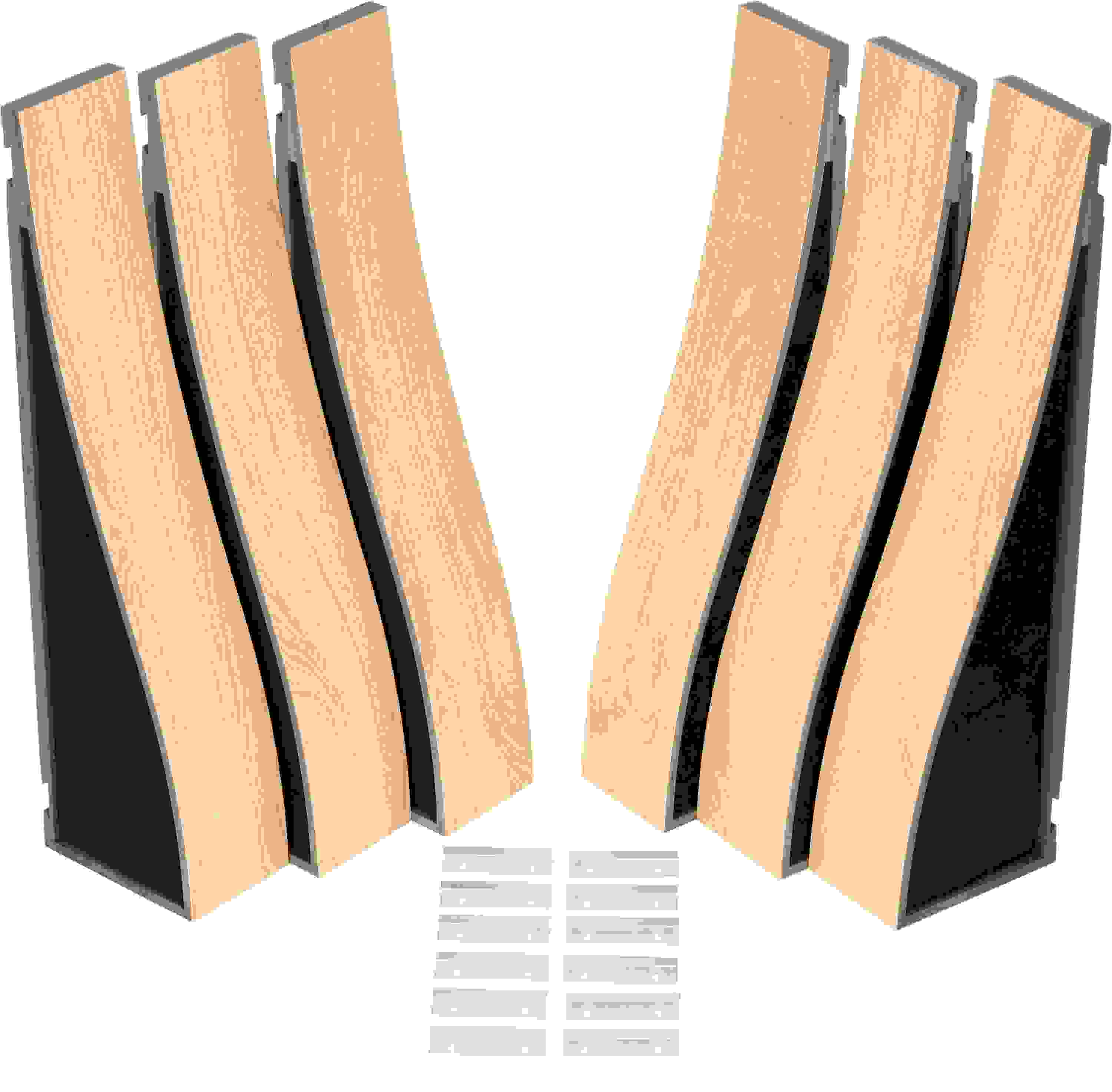 Vicoustic Flexi Wave Ultra Hybrid Acoustic Panel - 2 feet, Natural Oak ...