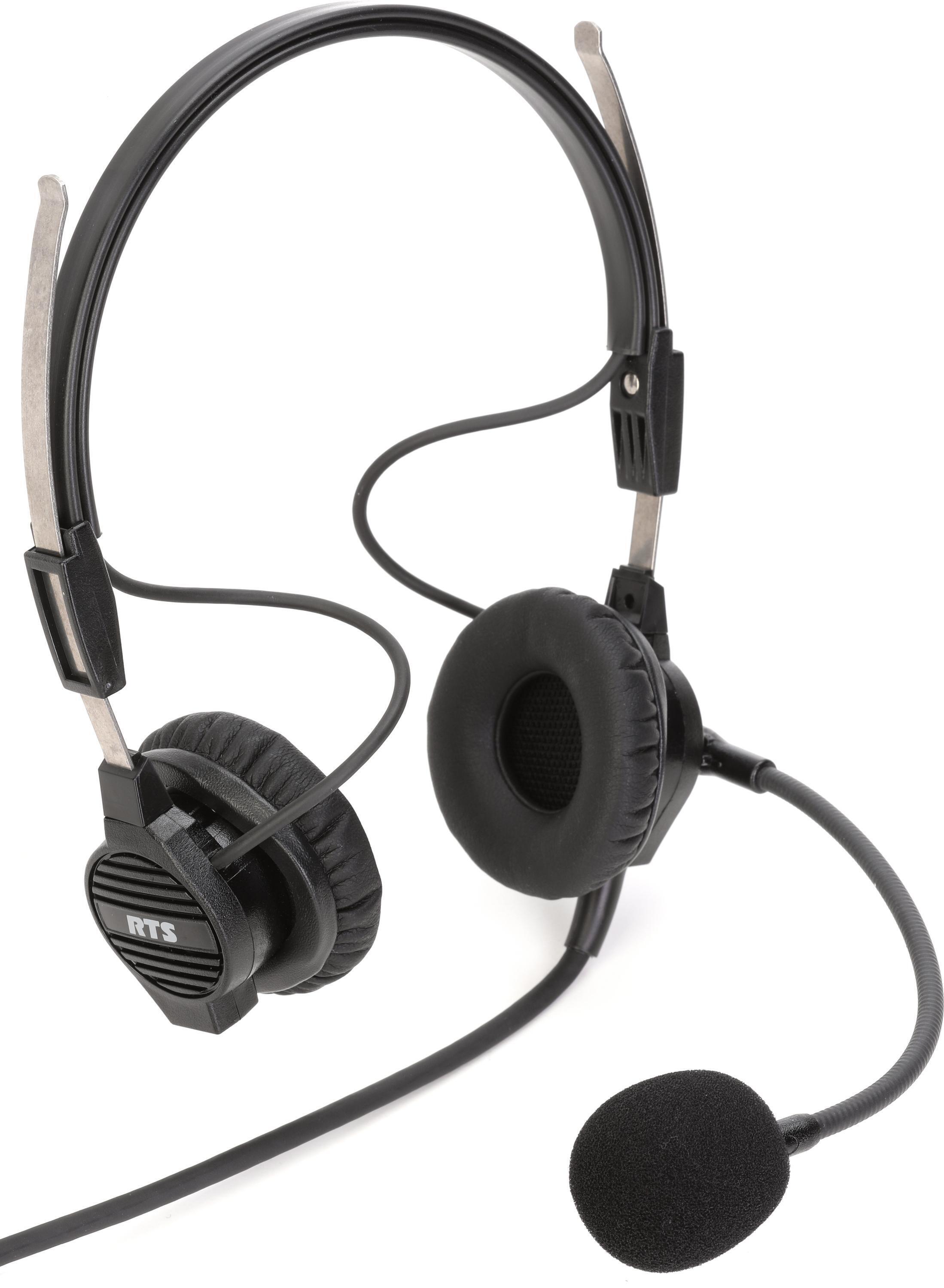 RTS PH-44 Double-ear Lightweight Intercom Headset - A5M | Sweetwater