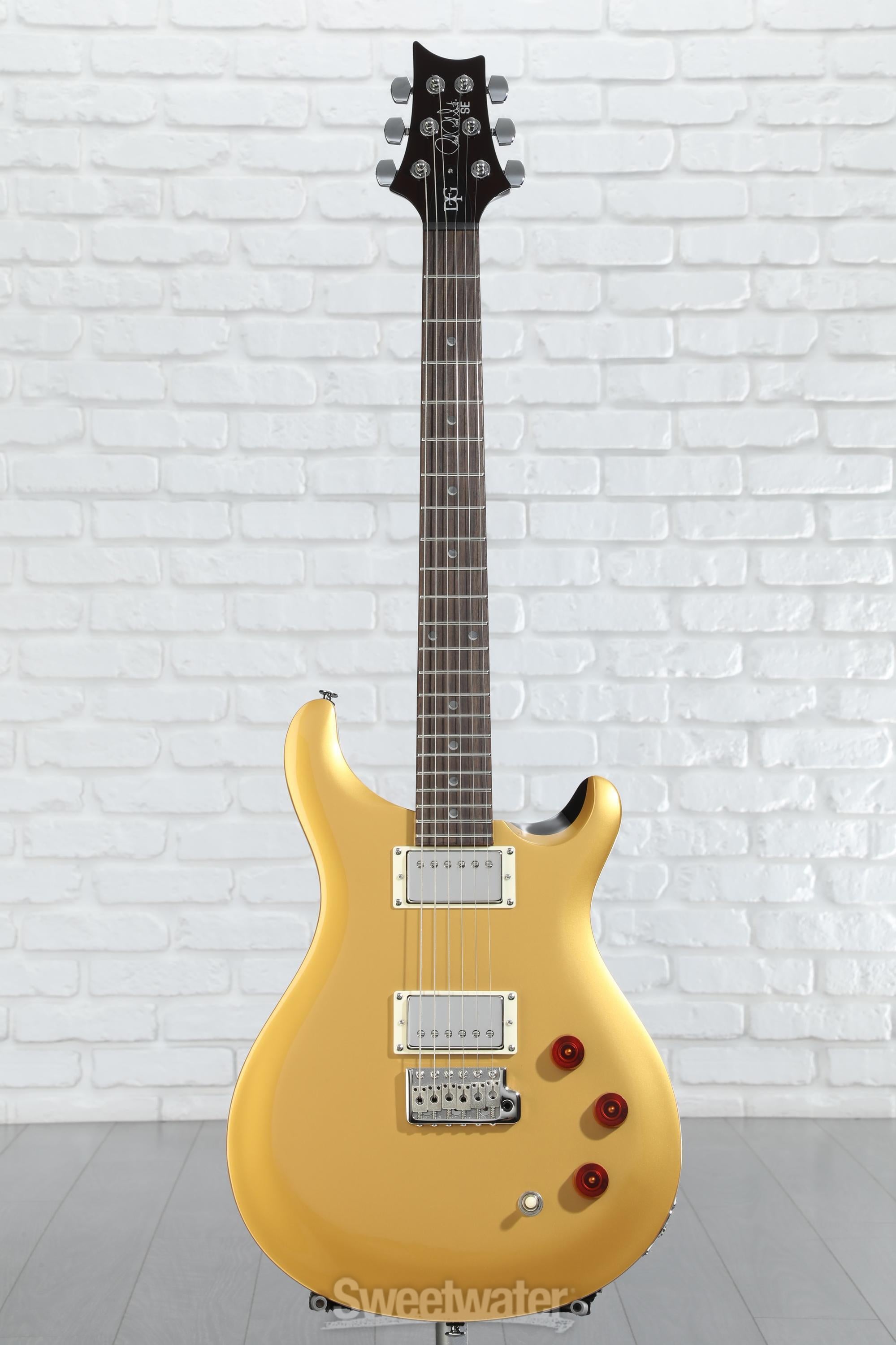 PRS SE DGT David Grissom Signature Solidbody Electric Guitar - Gold Top ...