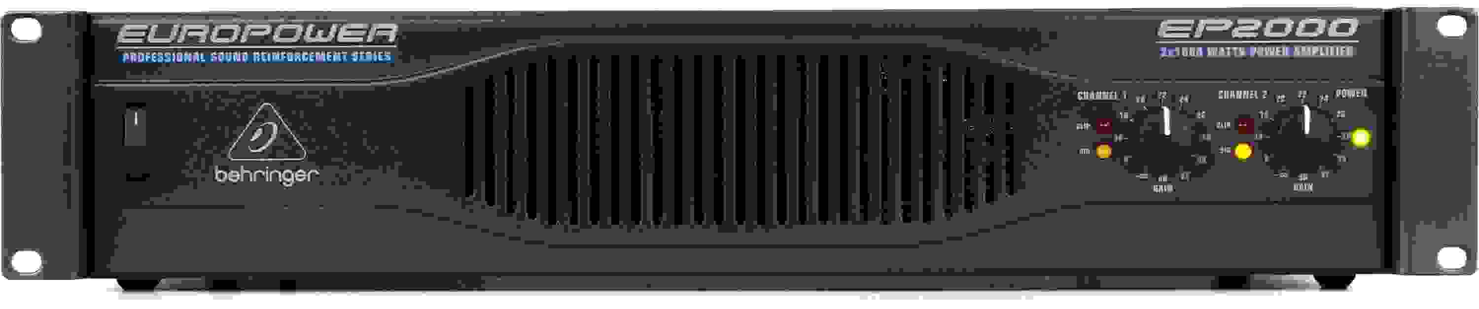 Behringer EP2000 1,000-watt 2-channel Power Amplifier | Sweetwater