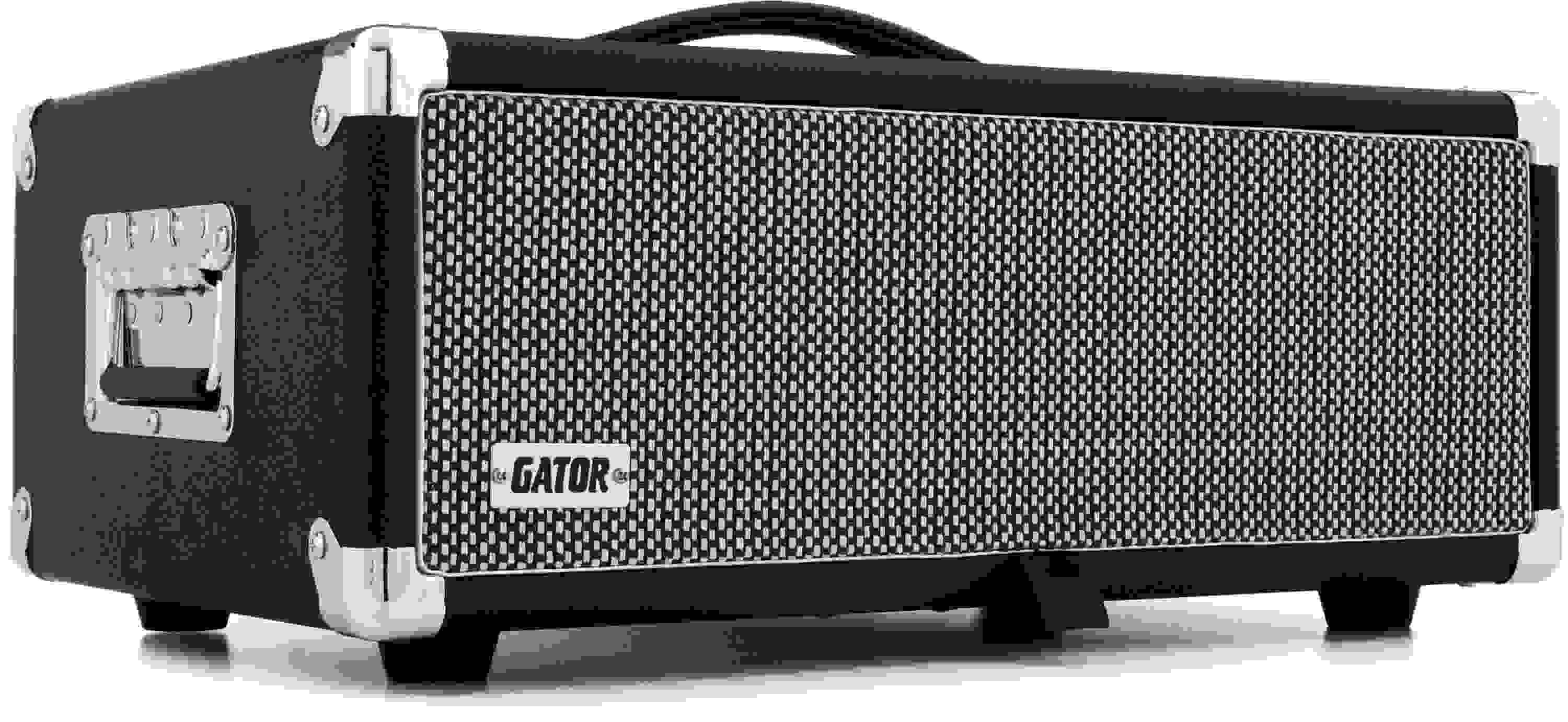 Gator GR-RETRORACK-3BK Vintage Amp Vibe Rack Case - 3U Black | Sweetwater