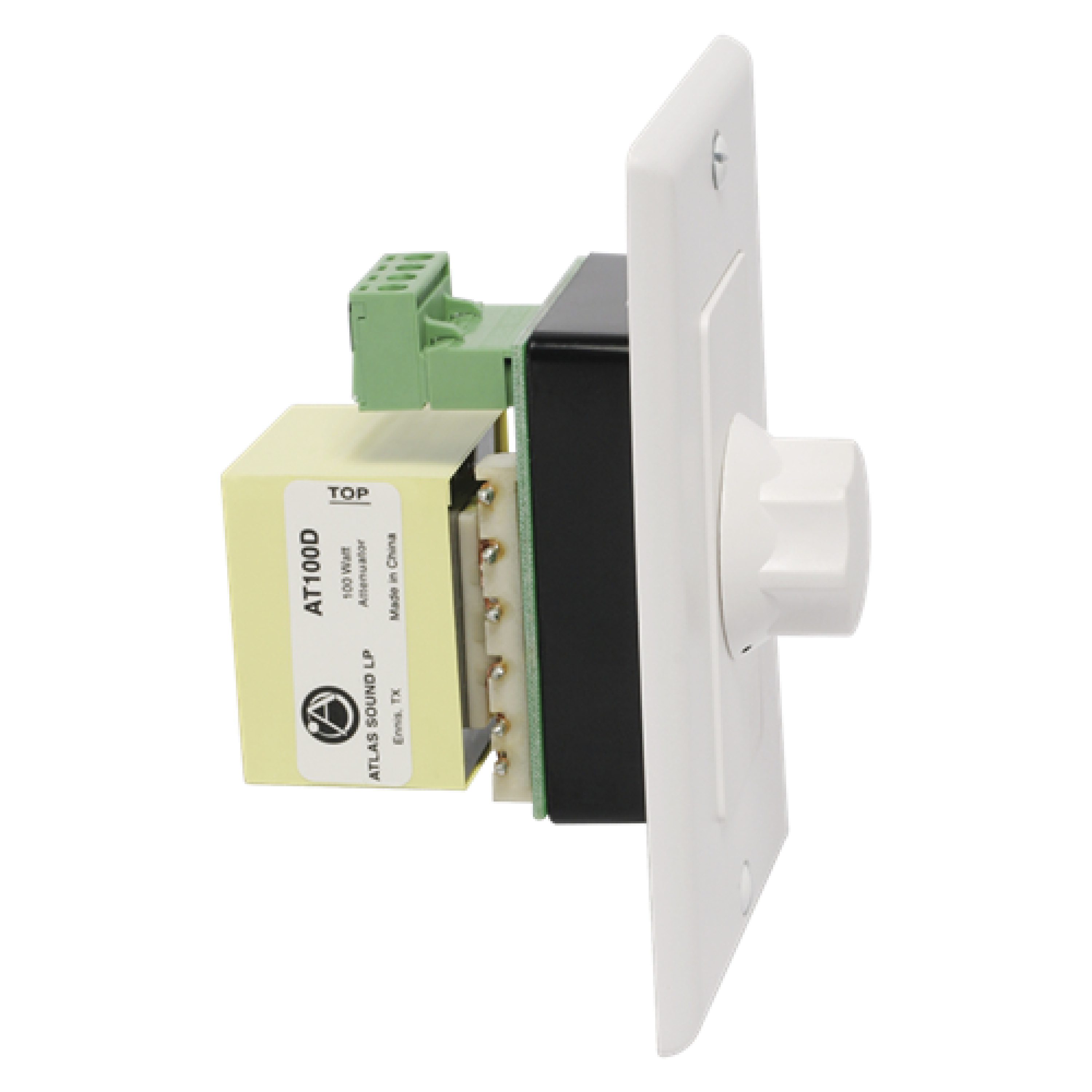 AtlasIED AT100D 100-watt Single Gang Volume Control - Ivory/White ...