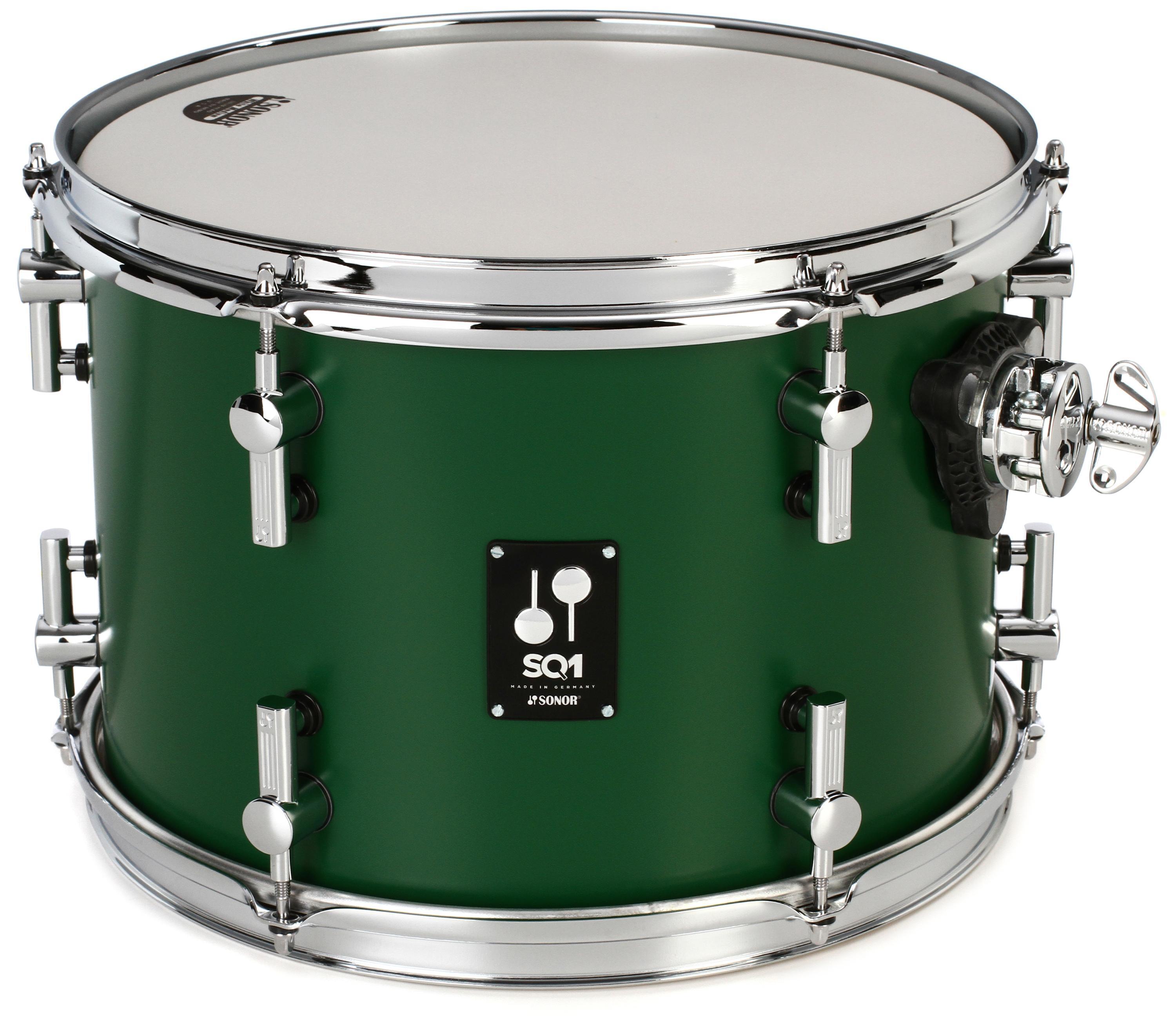 Sonor SQ1 Mounted Tom - 13 x 9 inch - Roadster Green | Sweetwater