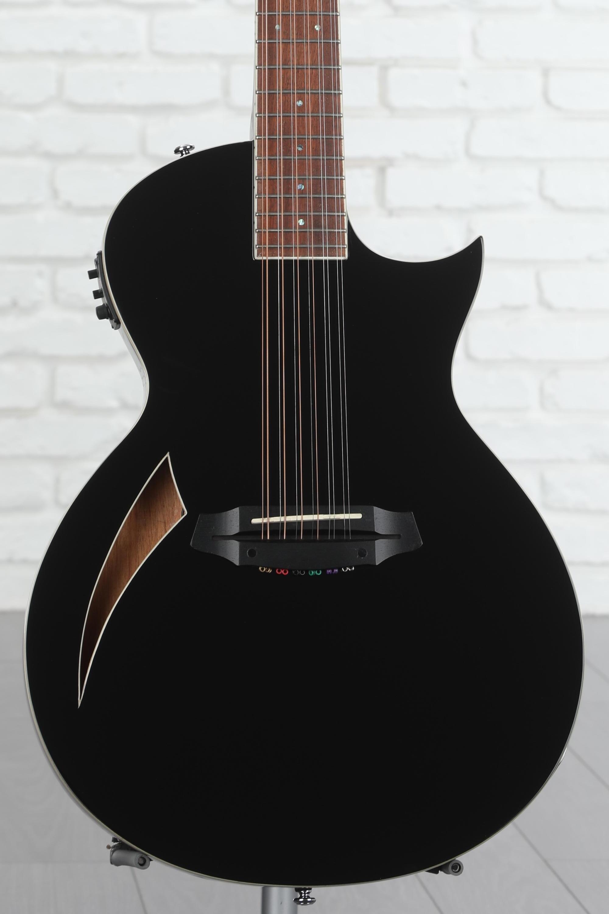 ESP LTD TL-12 12-string Acoustic-electric Guitar - Black | Sweetwater