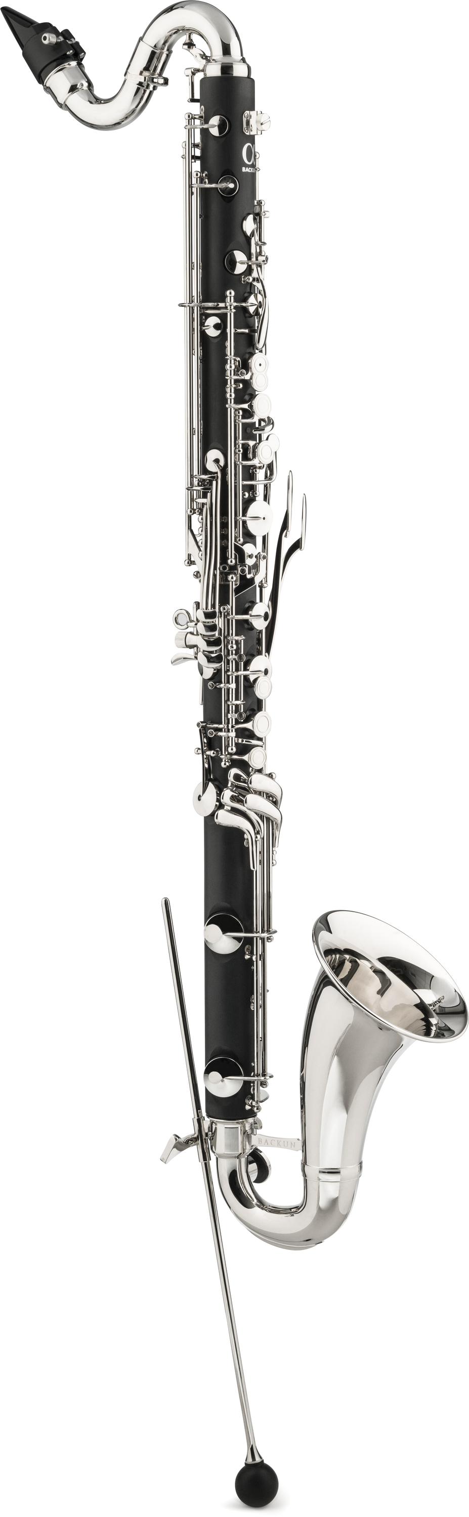 Backun Alpha Bass Clarinet with Backpack Case - Low Eb, Silver-plated ...