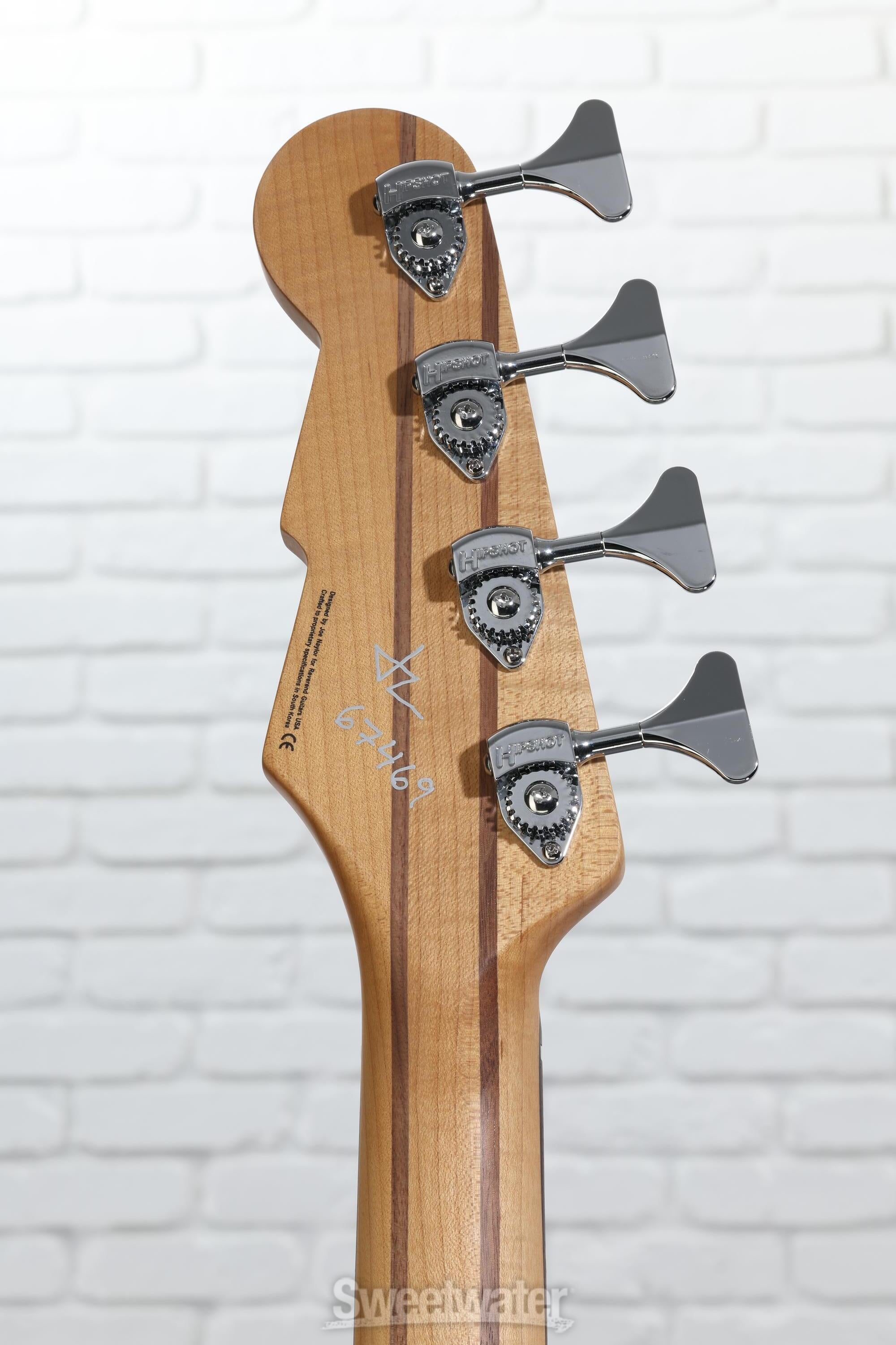 Reverend Decision P Electric Bass Guitar - Periwinkle, Rosewood ...