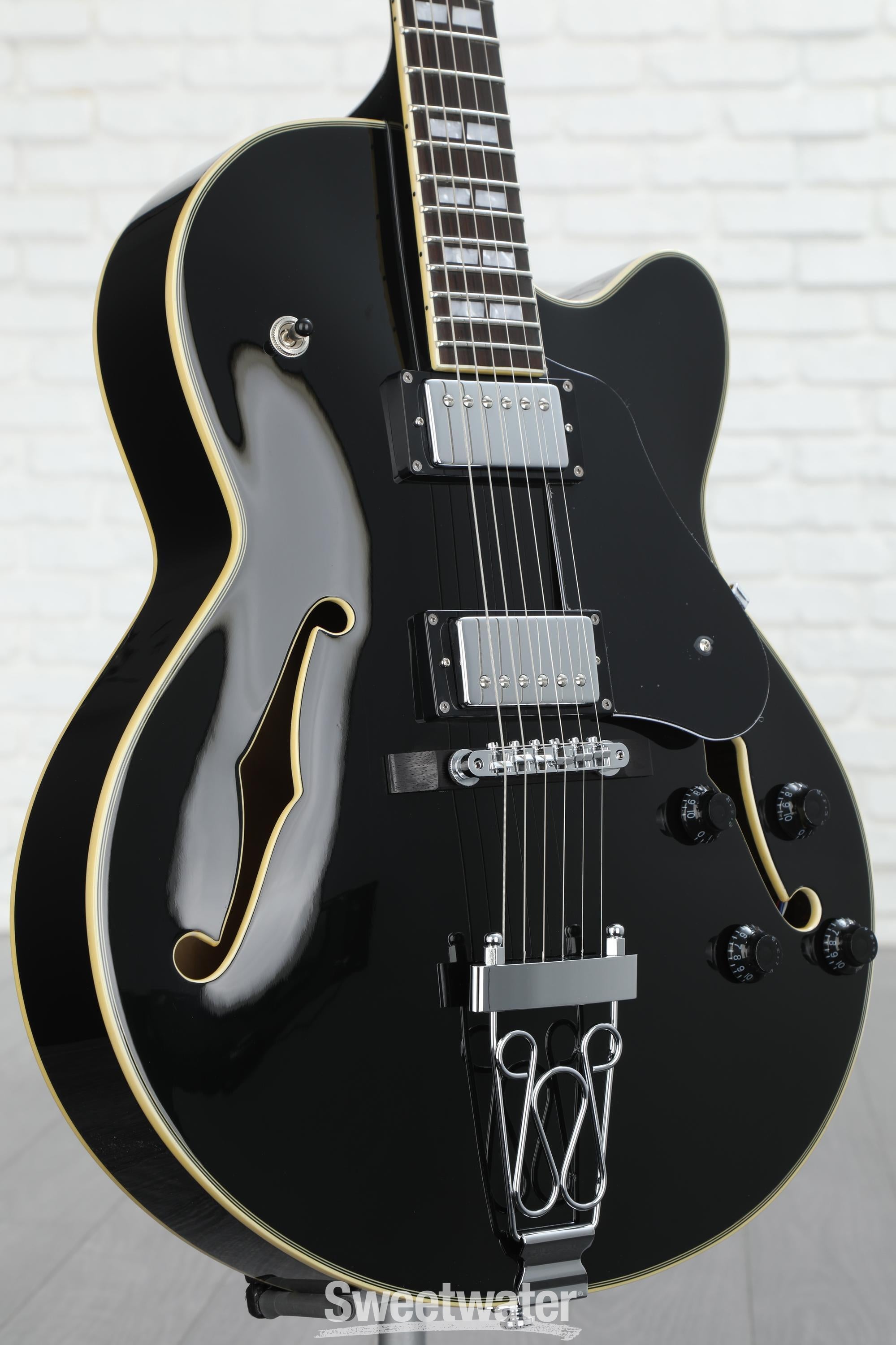 Sire Larry Carlton H7F Hollowbody Electric Guitar - Black | Sweetwater