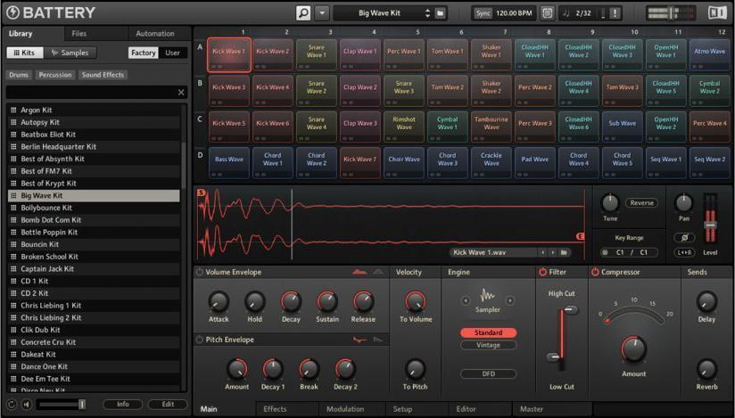 Native Instruments Battery 4 Drum Sampler Plug-in | Sweetwater