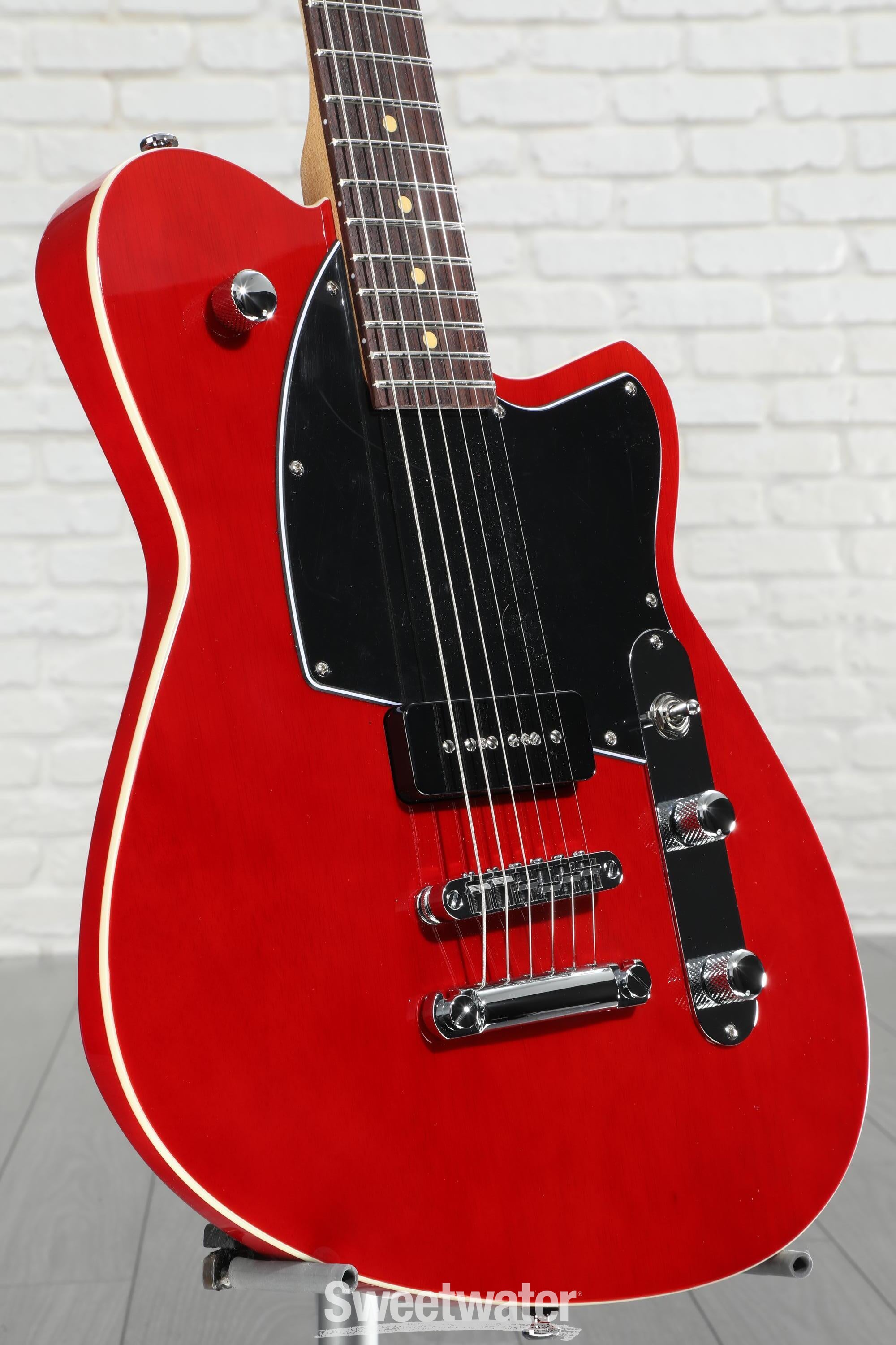 Reverend Charger JR Electric Guitar - Transparent Cherry | Sweetwater