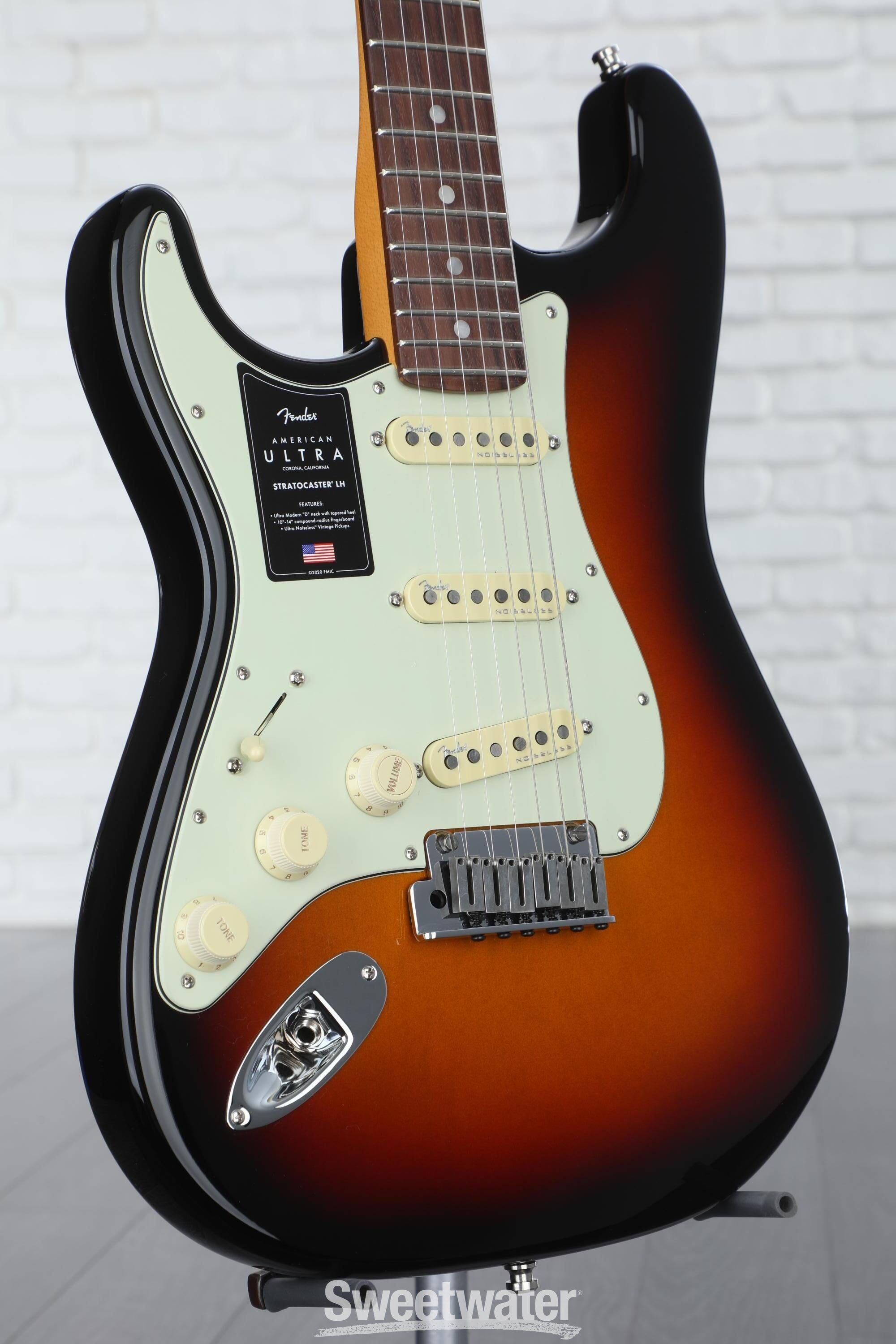 Fender American Ultra Stratocaster Left-handed - Ultraburst with ...