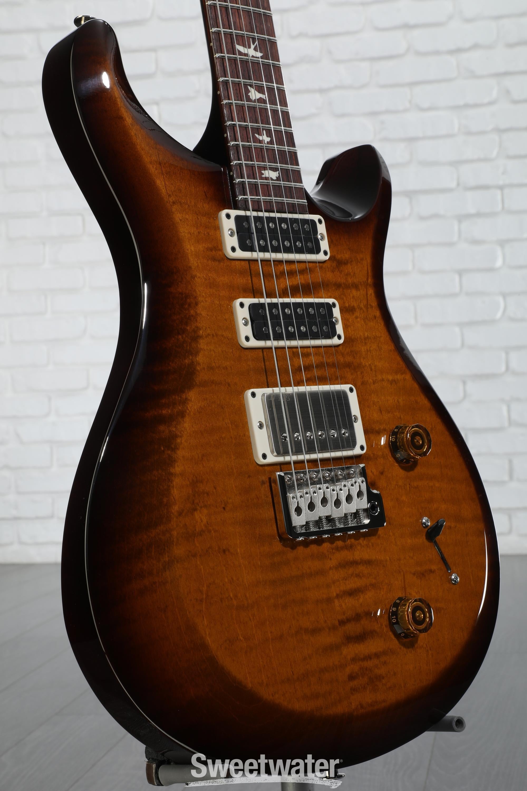 PRS S2 Studio Electric Guitar - Black Amber | Sweetwater