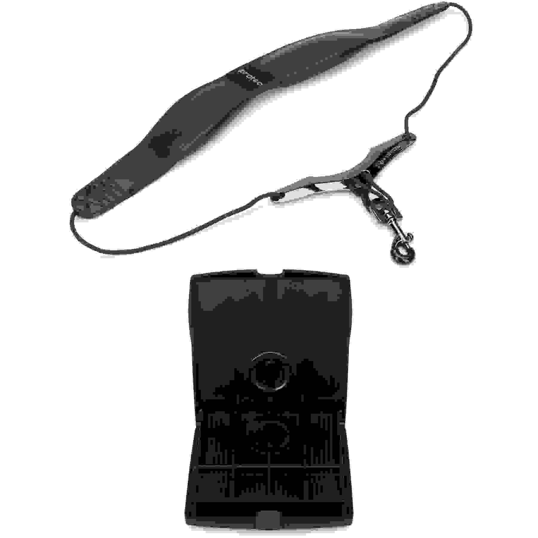 Protec Less Stress Leather Saxophone 22" Neck Strap and Multi-reed ...