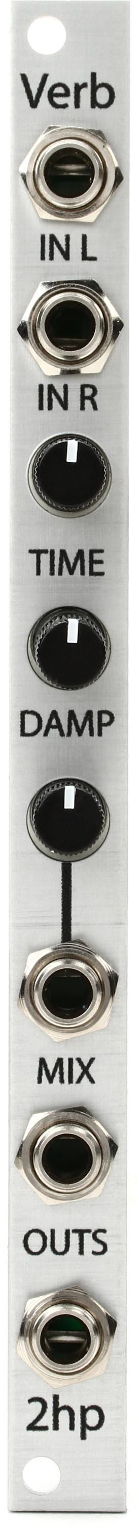 2HP Verb Eurorack Reverb Module - Silver | Sweetwater