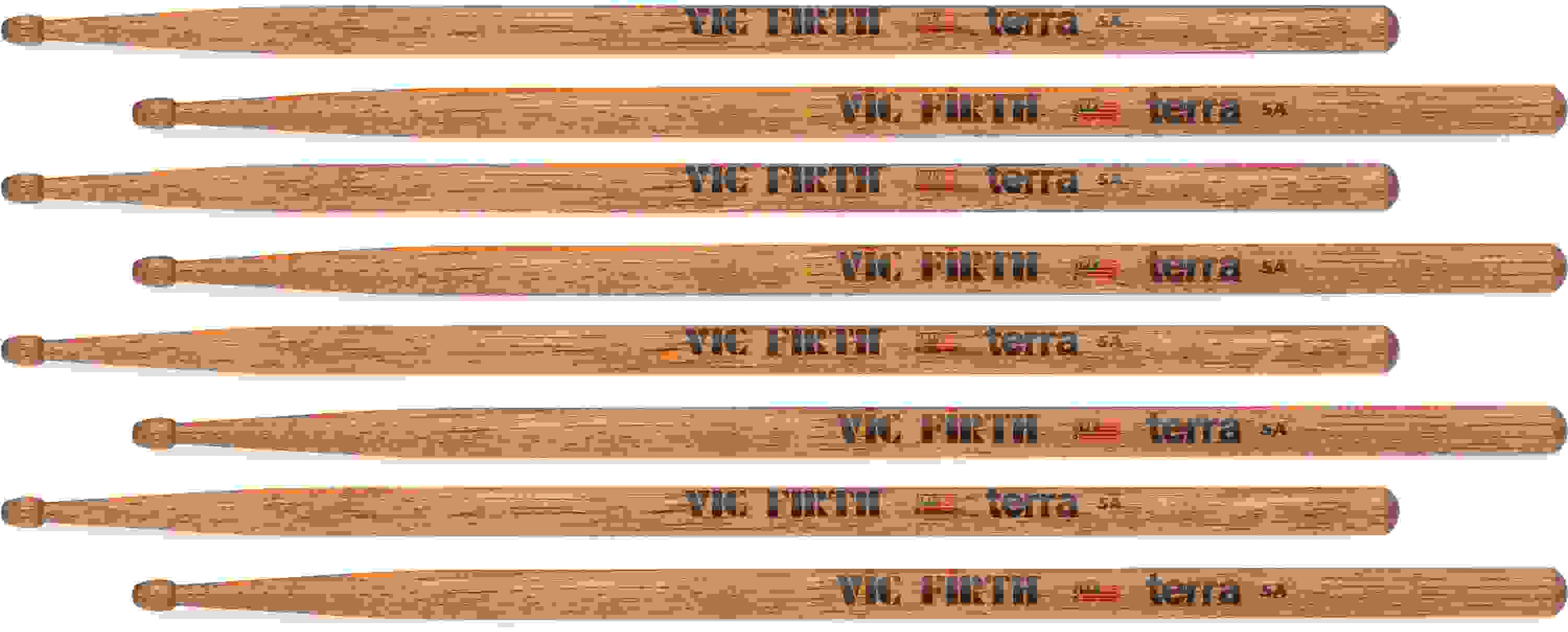 Vic Firth American Classic Terra Drumsticks - 5A, 4-pack | Sweetwater