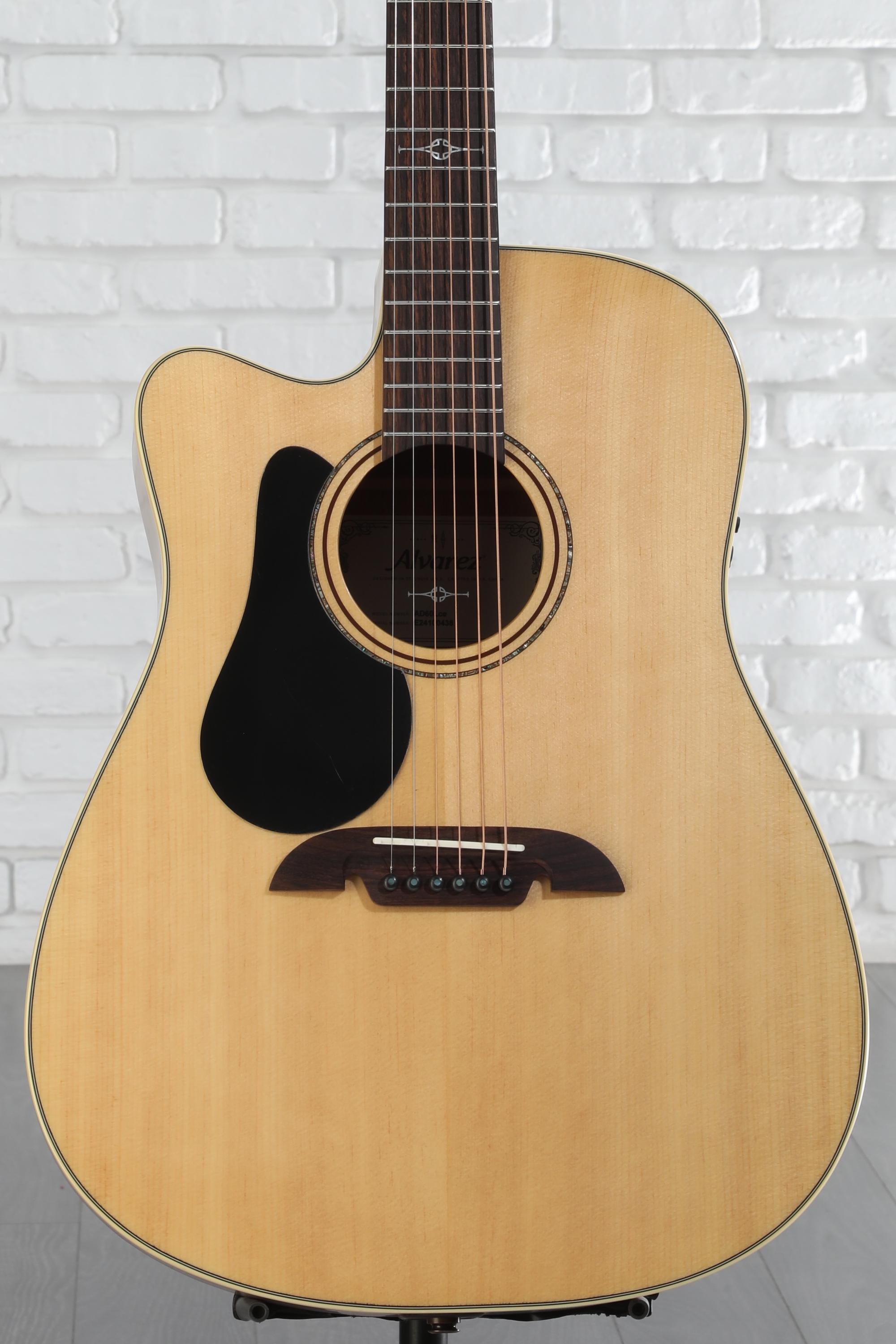 Alvarez AD60CE Artist Series Left-handed Dreadnought Acoustic-electric ...