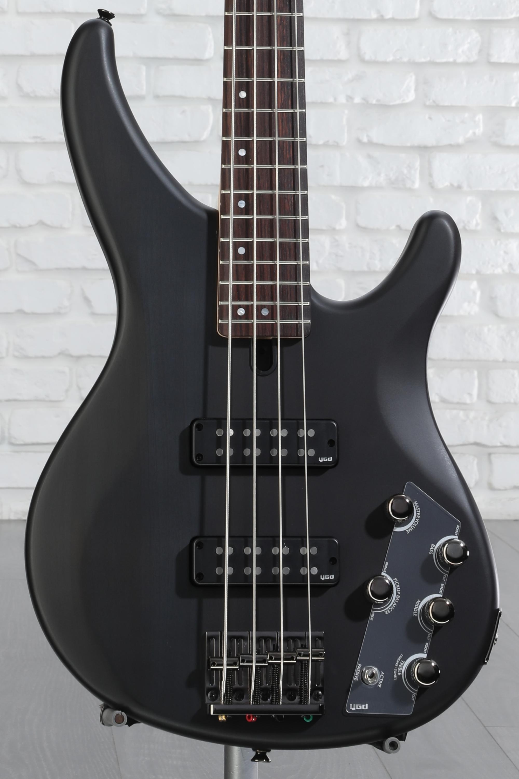 Yamaha TRBX504 4-string Bass Guitar - Translucent Black | Sweetwater