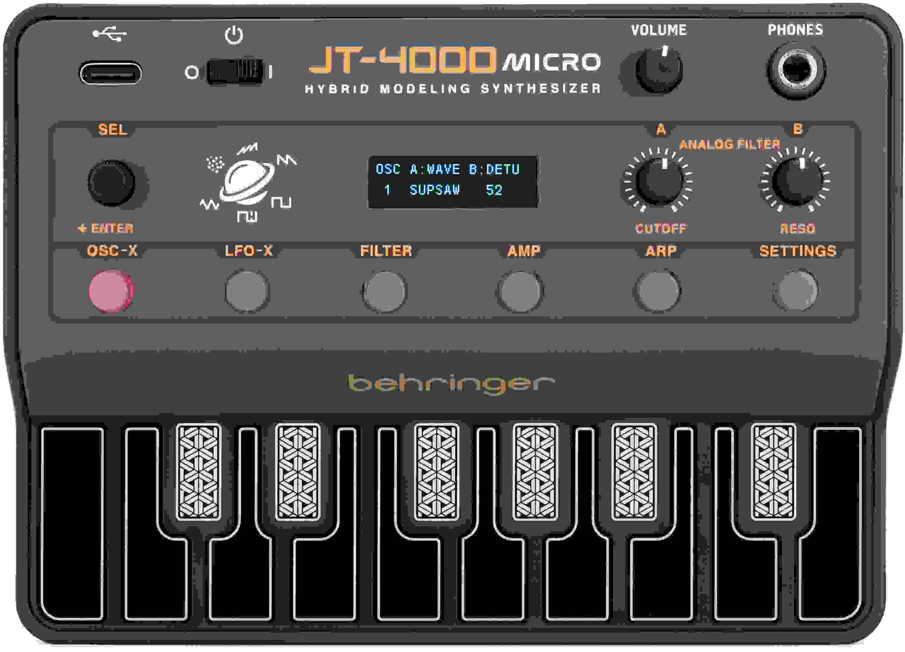 Behringer JT-4000 Micro Hybrid Modeling Synthesizer | Sweetwater