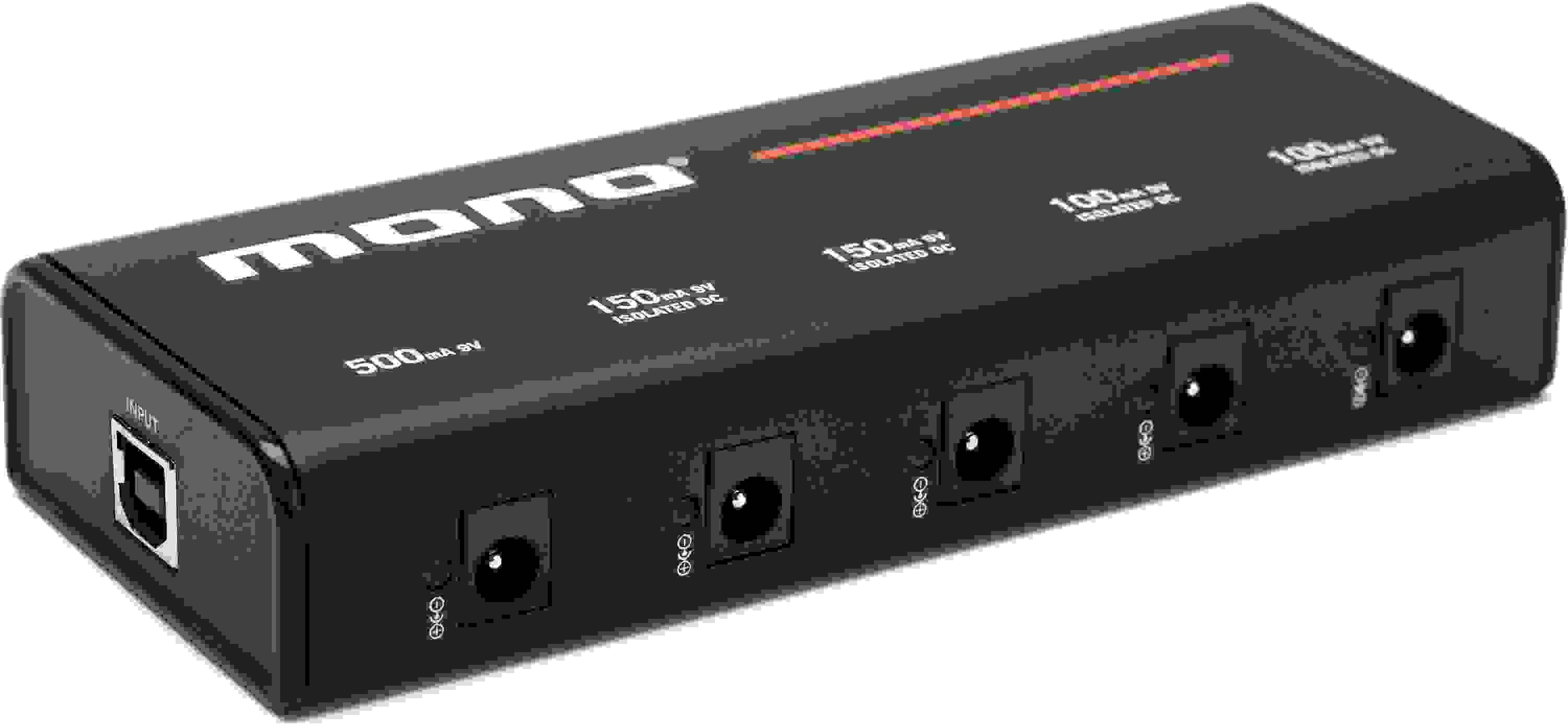 MONO 5-outlet Isolated USB Pedalboard Power Supply - Small | Sweetwater