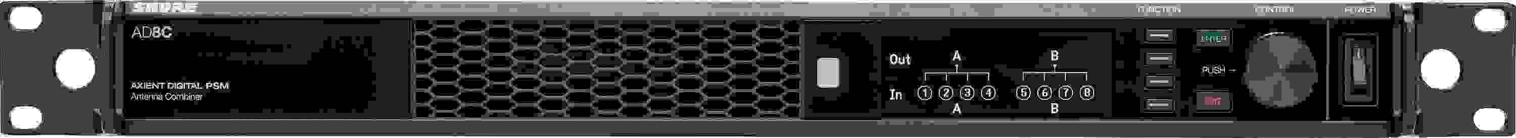 Shure AD8C Axient Digital PSM 8-port Combiner - 470-960MHz | Sweetwater