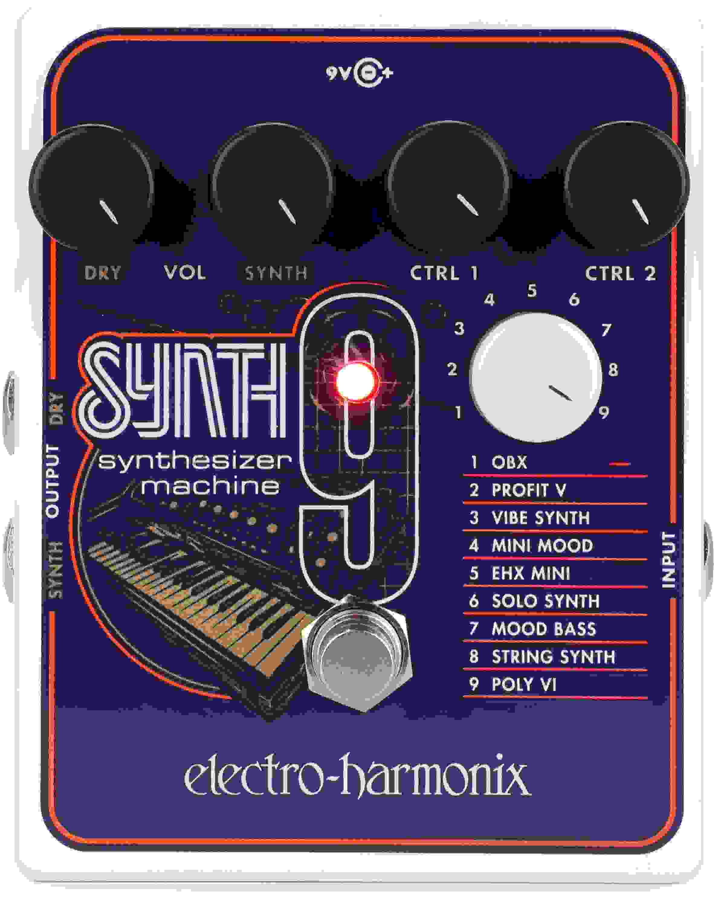 Electro-Harmonix SYNTH9 Synthesizer Machine Pedal | Sweetwater