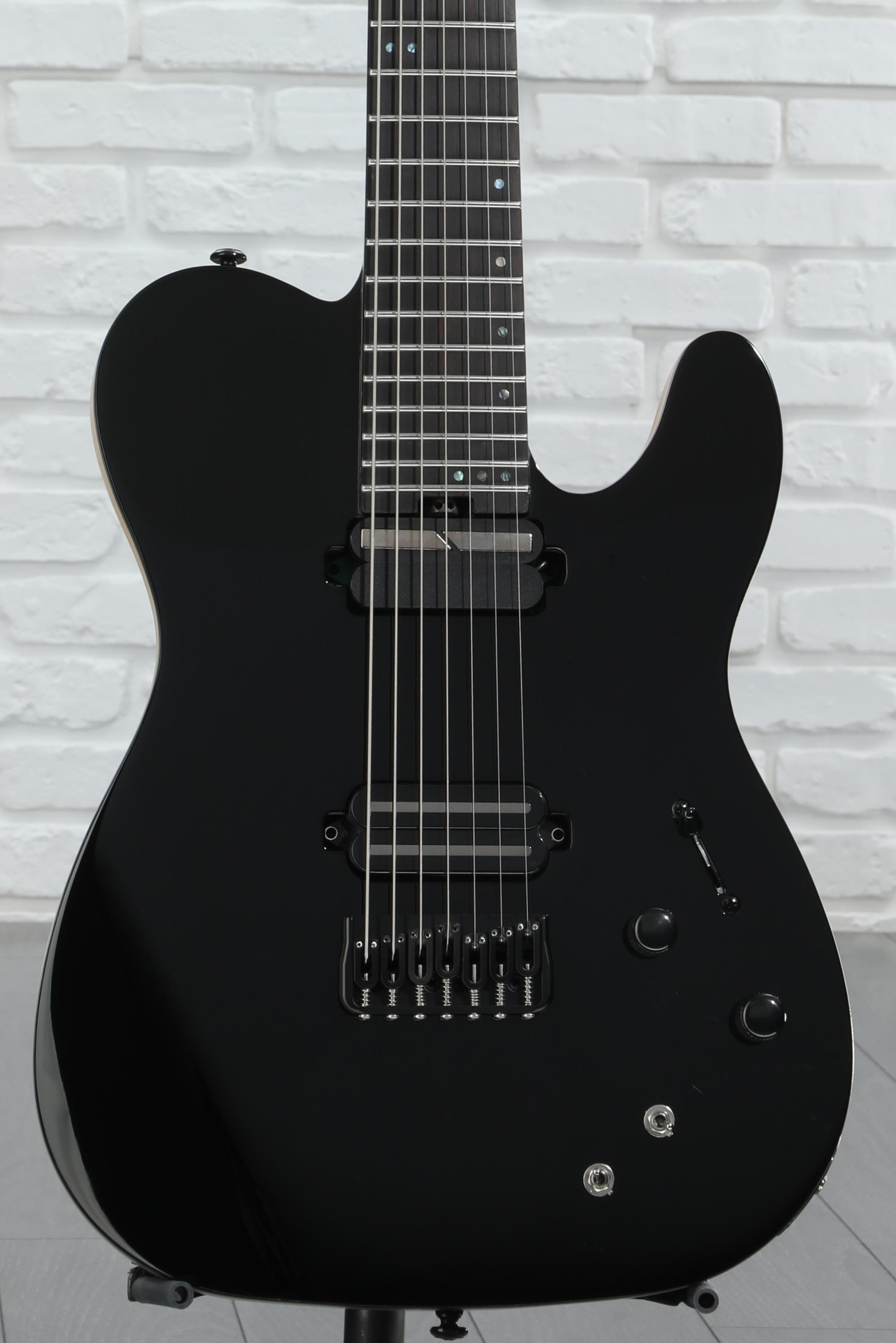 Schecter PT 7 SLS Elite 7-string Baritone Electric Guitar - Gloss Black ...