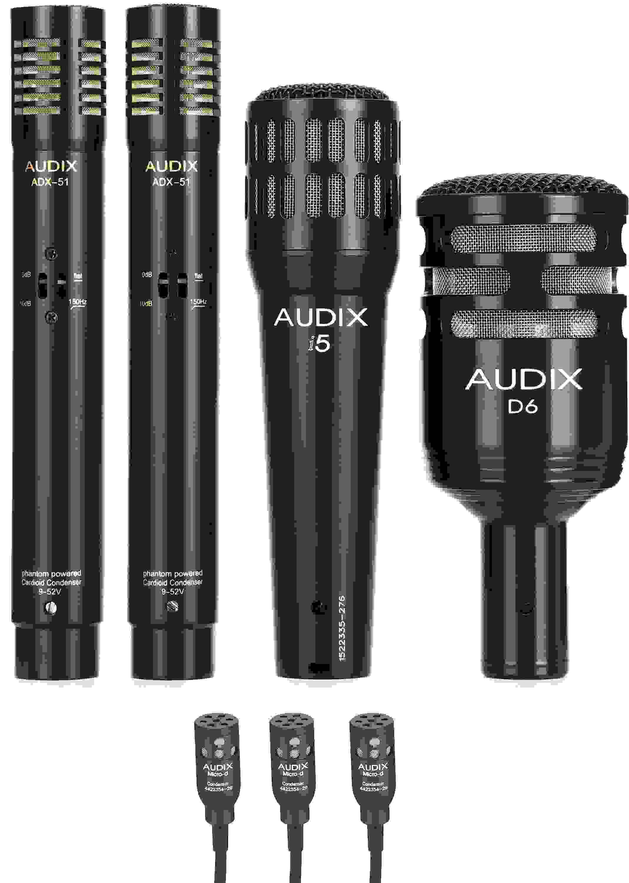 Audix DP7MICRO 7-piece Drum Microphone Package | Sweetwater