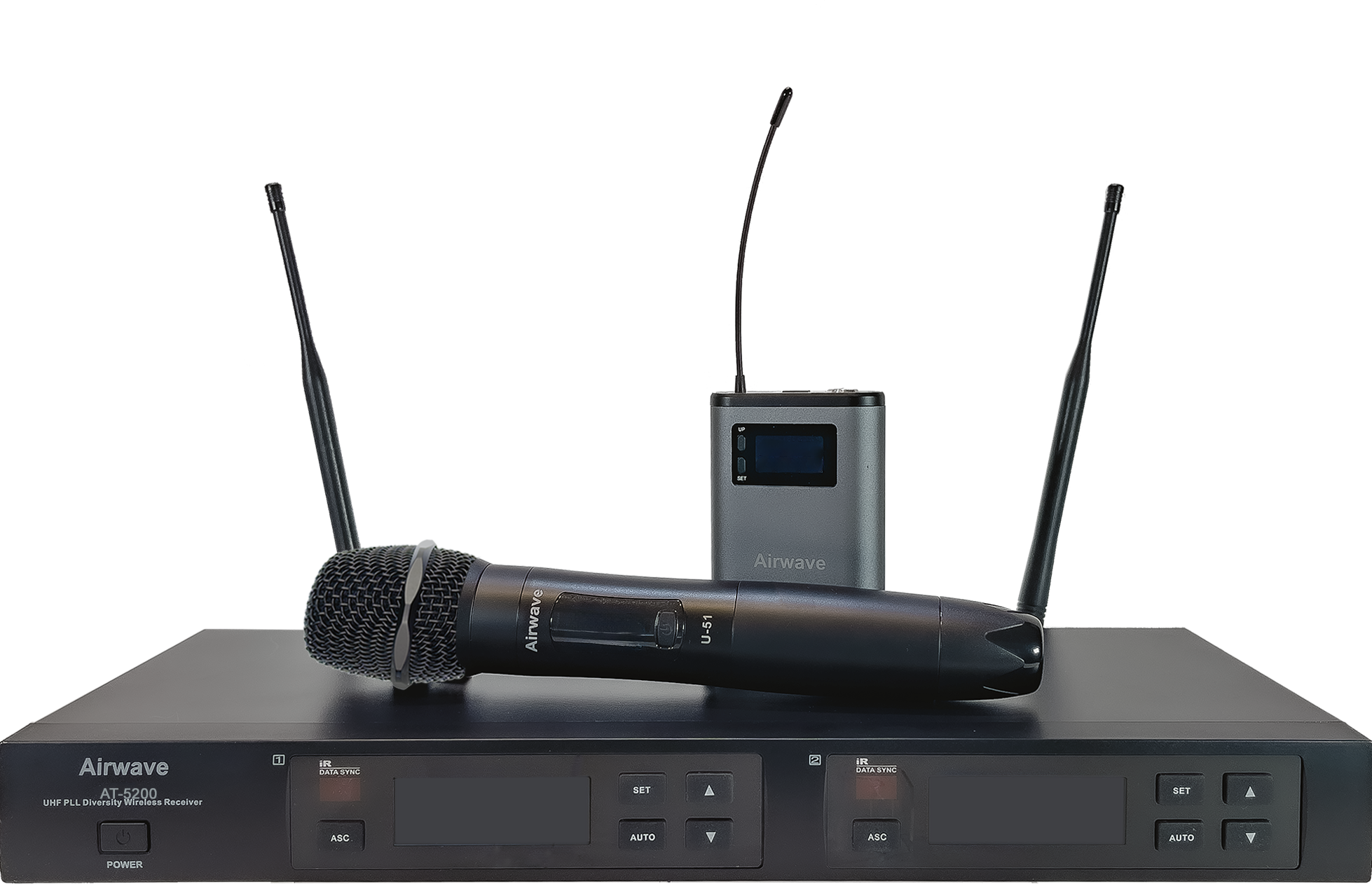 Airwave Technologies AT-5250 Dual-channel Wireless Handheld/Lavalier ...