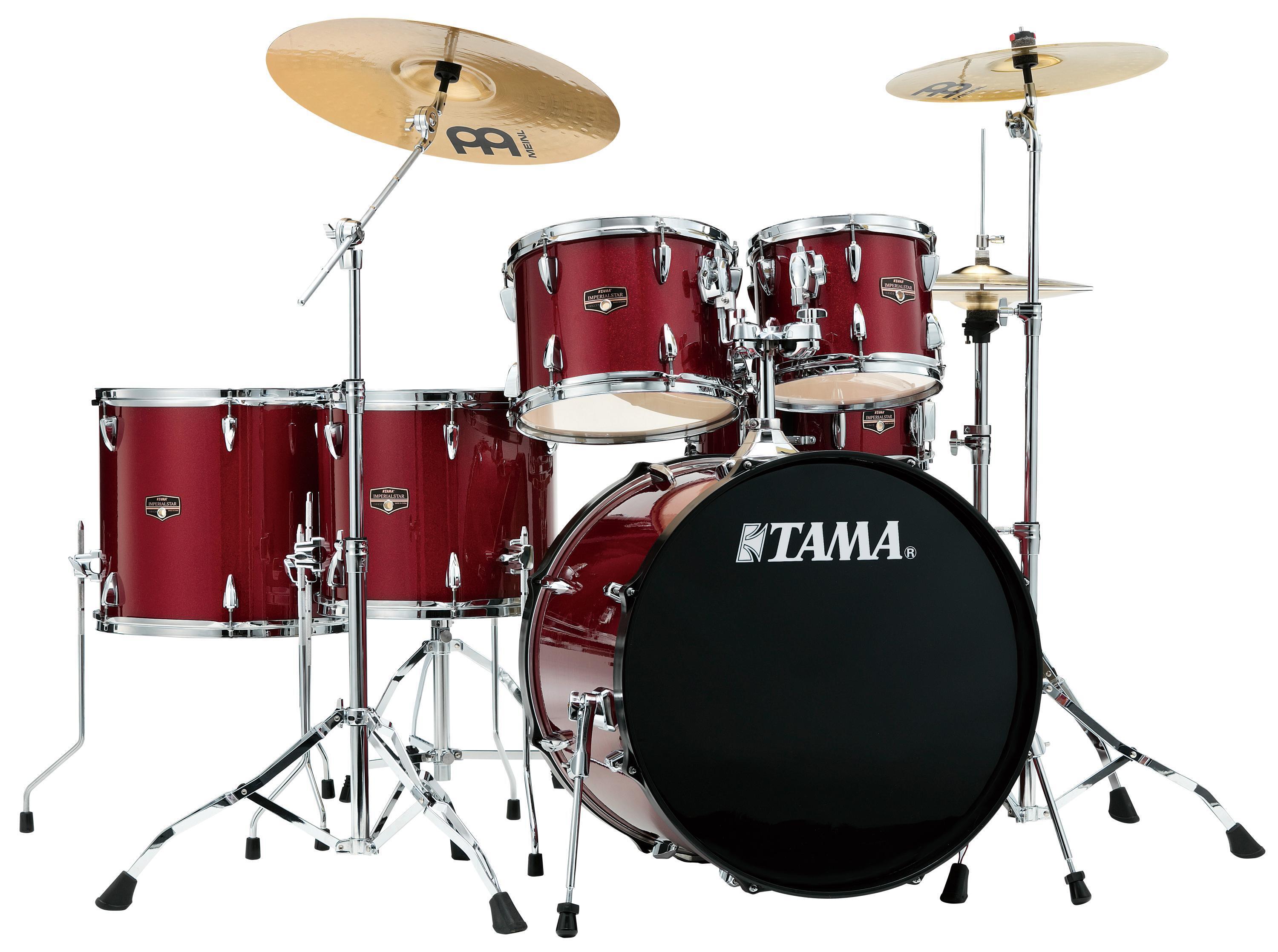Tama Imperialstar Complete Drum Set - 6-piece - 22" Kick - Candy Apple ...