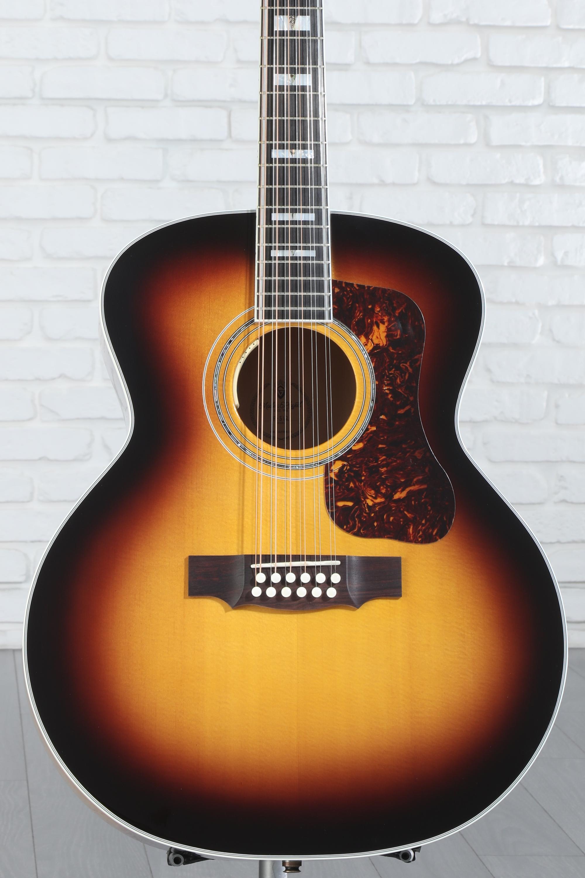 Guild F-512E Maple 12-string Acoustic-electric Guitar - Antique ...