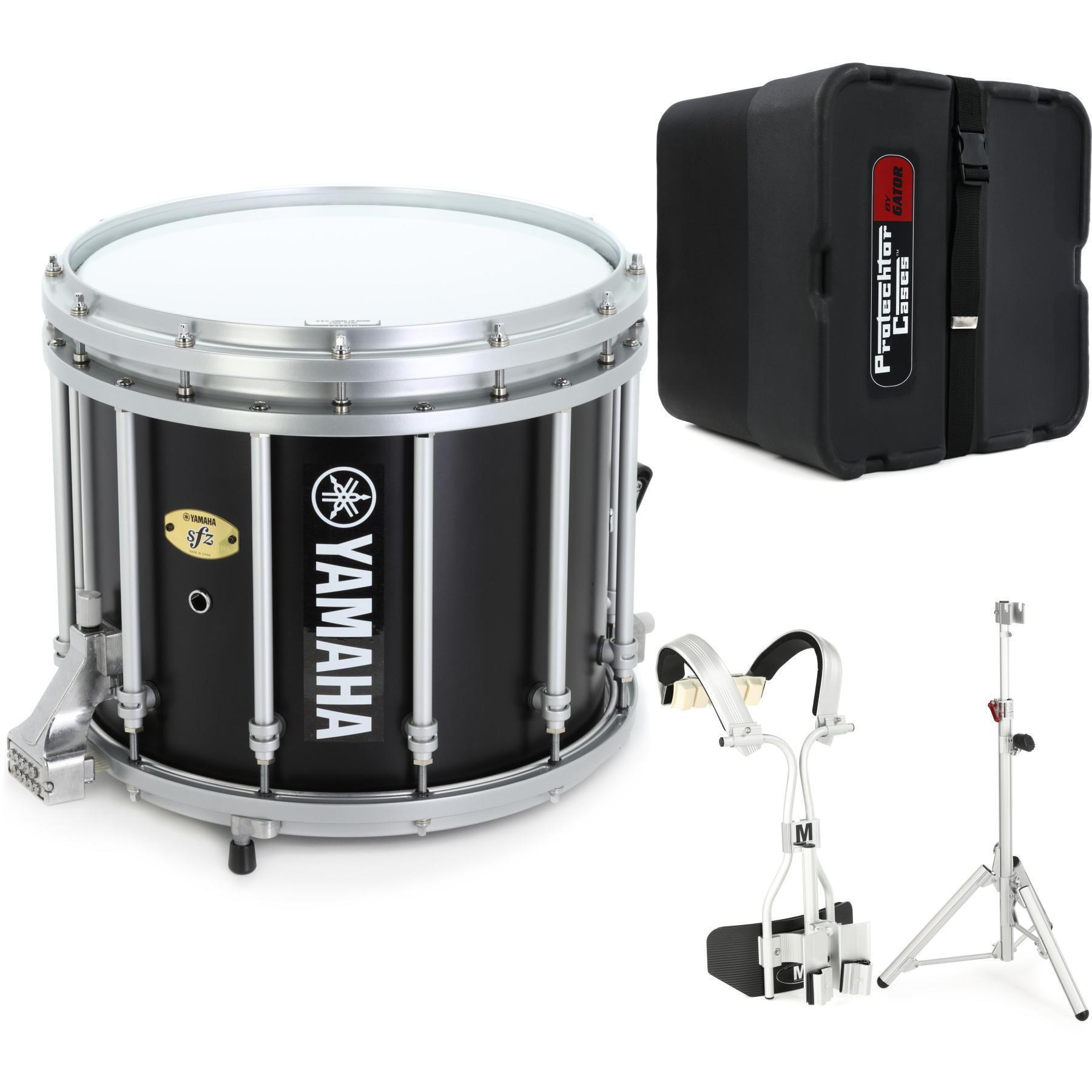 Yamaha MS-9414 14-inch x 12-inch SFZ Marching Snare Drum with Carrier ...