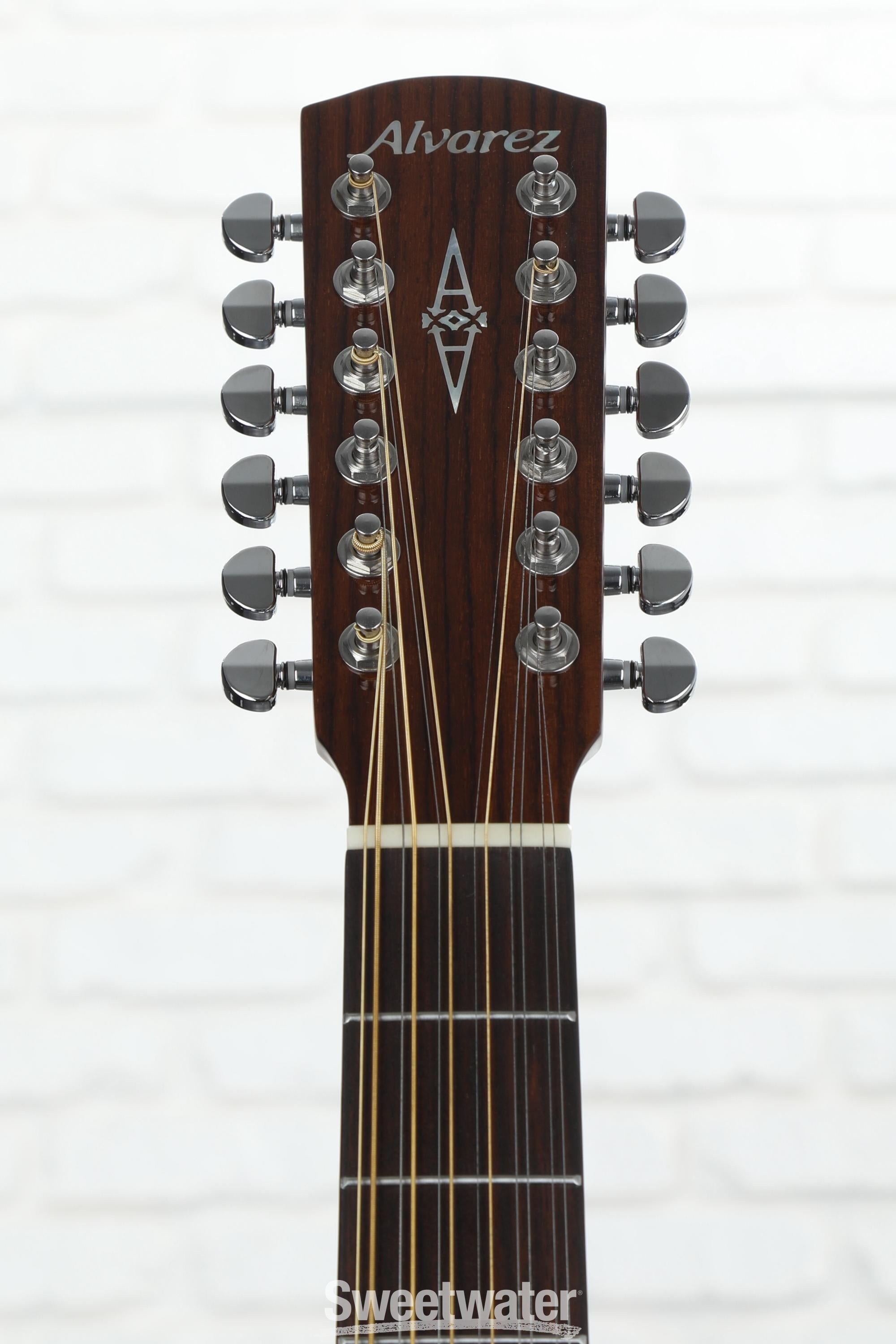 Alvarez AG70ce Artist Series 12-string Acoustic-electric Guitar - Black ...