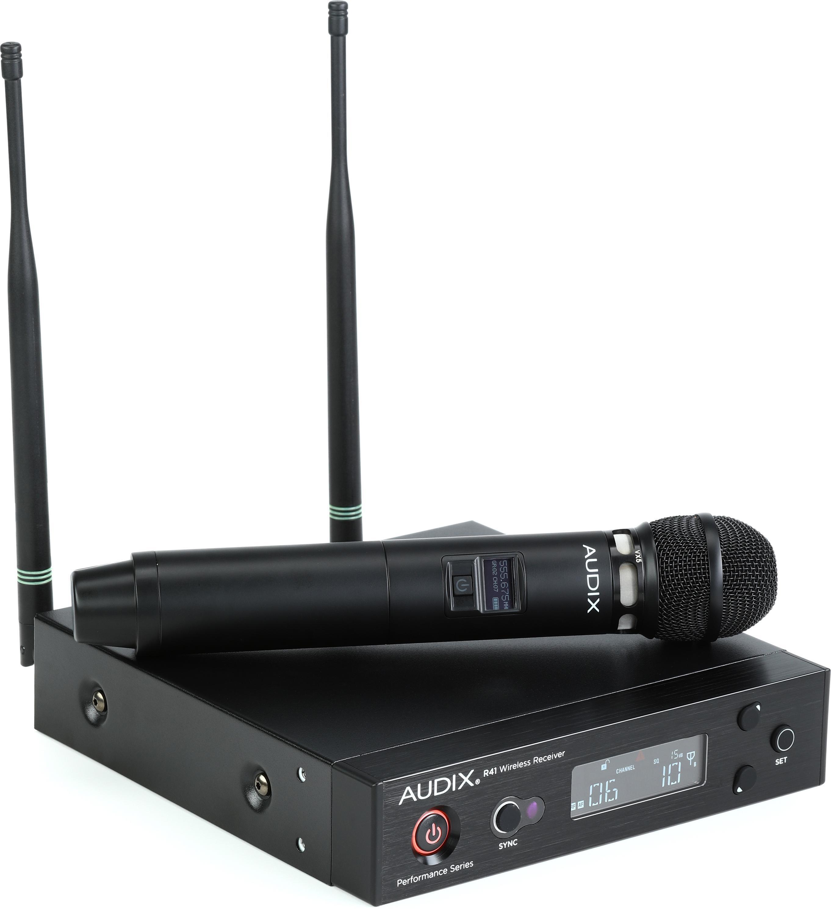 Audix AP41 VX5 Handheld Wireless Microphone System - B-band | Sweetwater