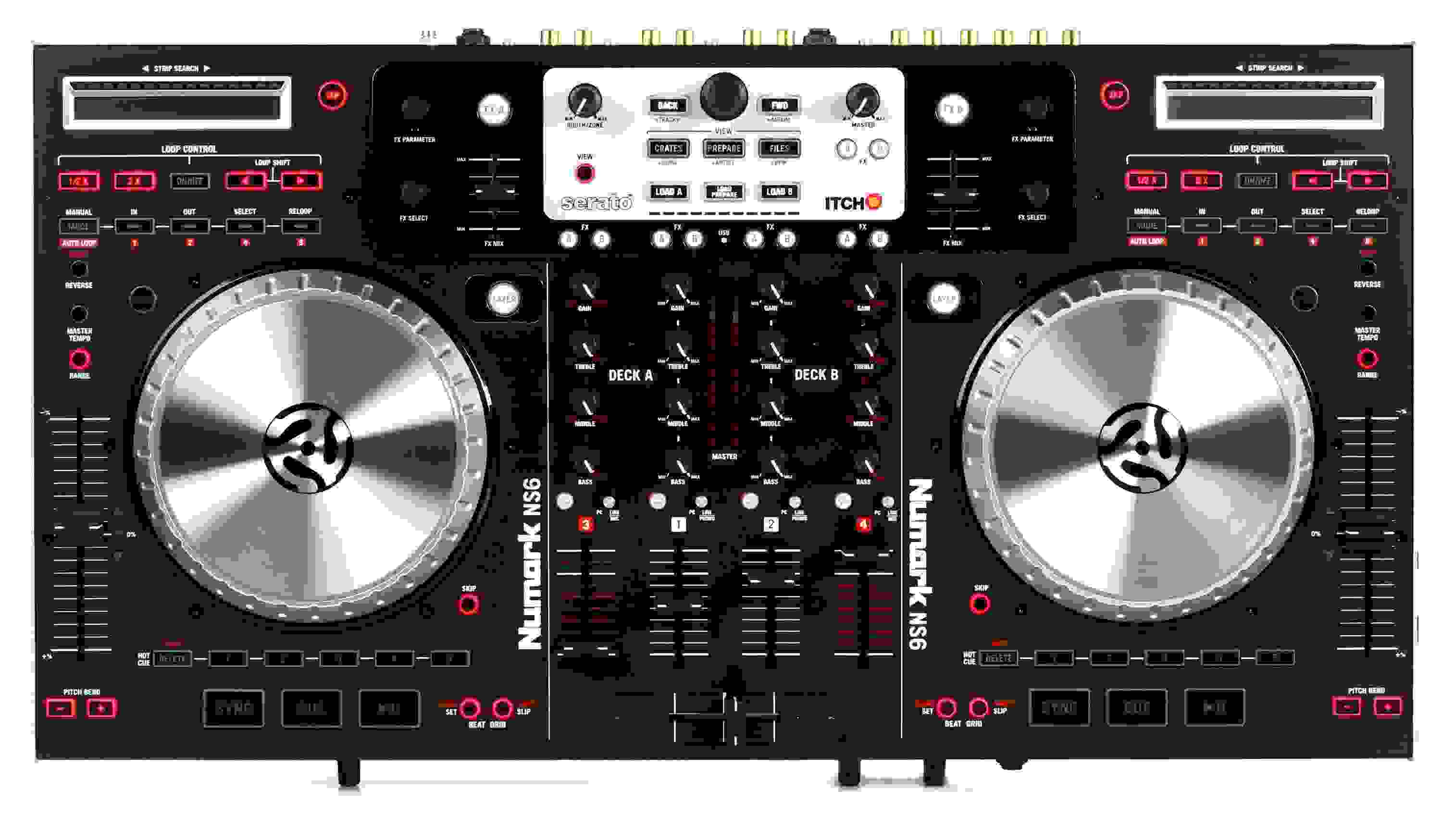 Numark NS6 4-channel DJ Mixer and Controller | Sweetwater