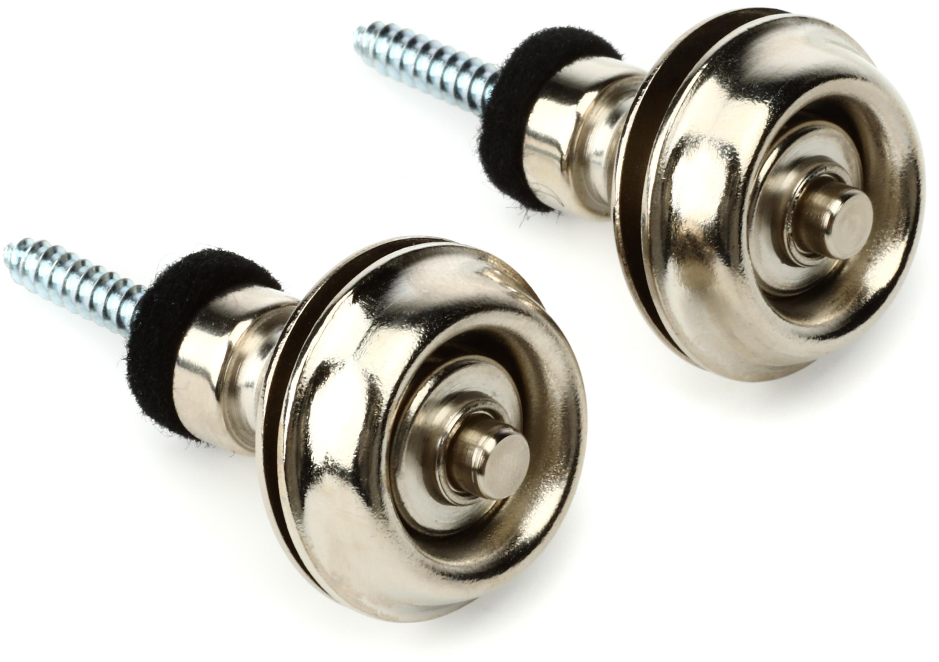 Dunlop Straplok Traditional Strap Retainer System - Nickel | Sweetwater