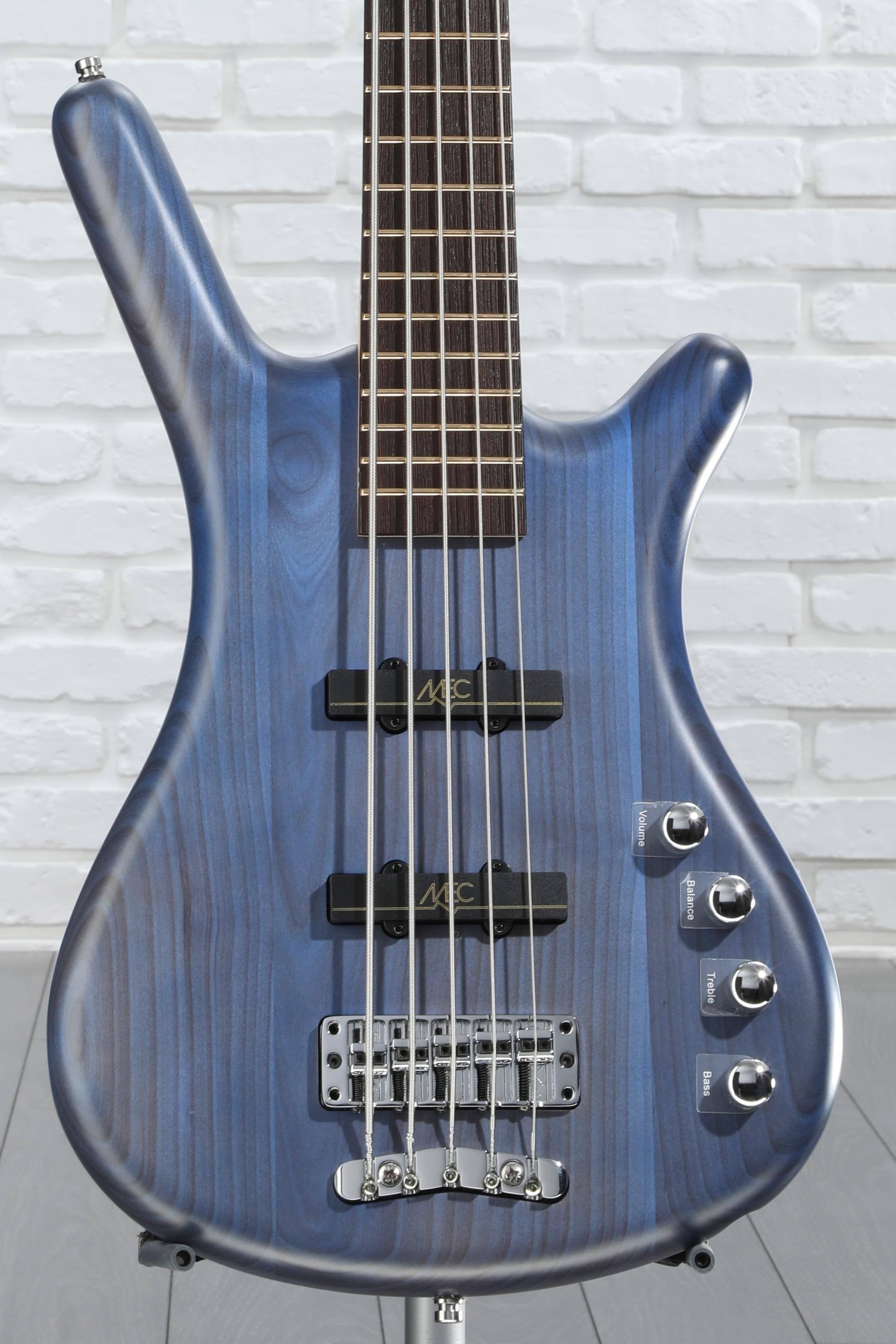 Warwick RockBass Corvette Basic 5-string Bass Guitar - Ocean Blue ...